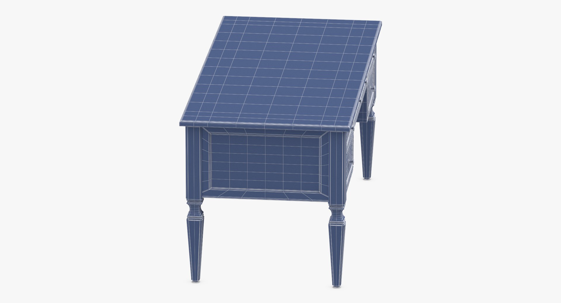 3D traditional desk - TurboSquid 1253547