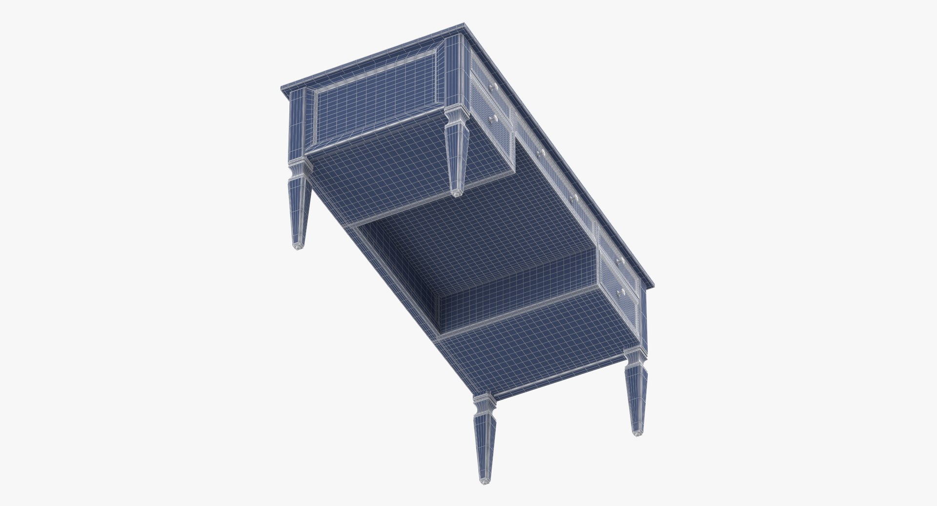 3D traditional desk - TurboSquid 1253547