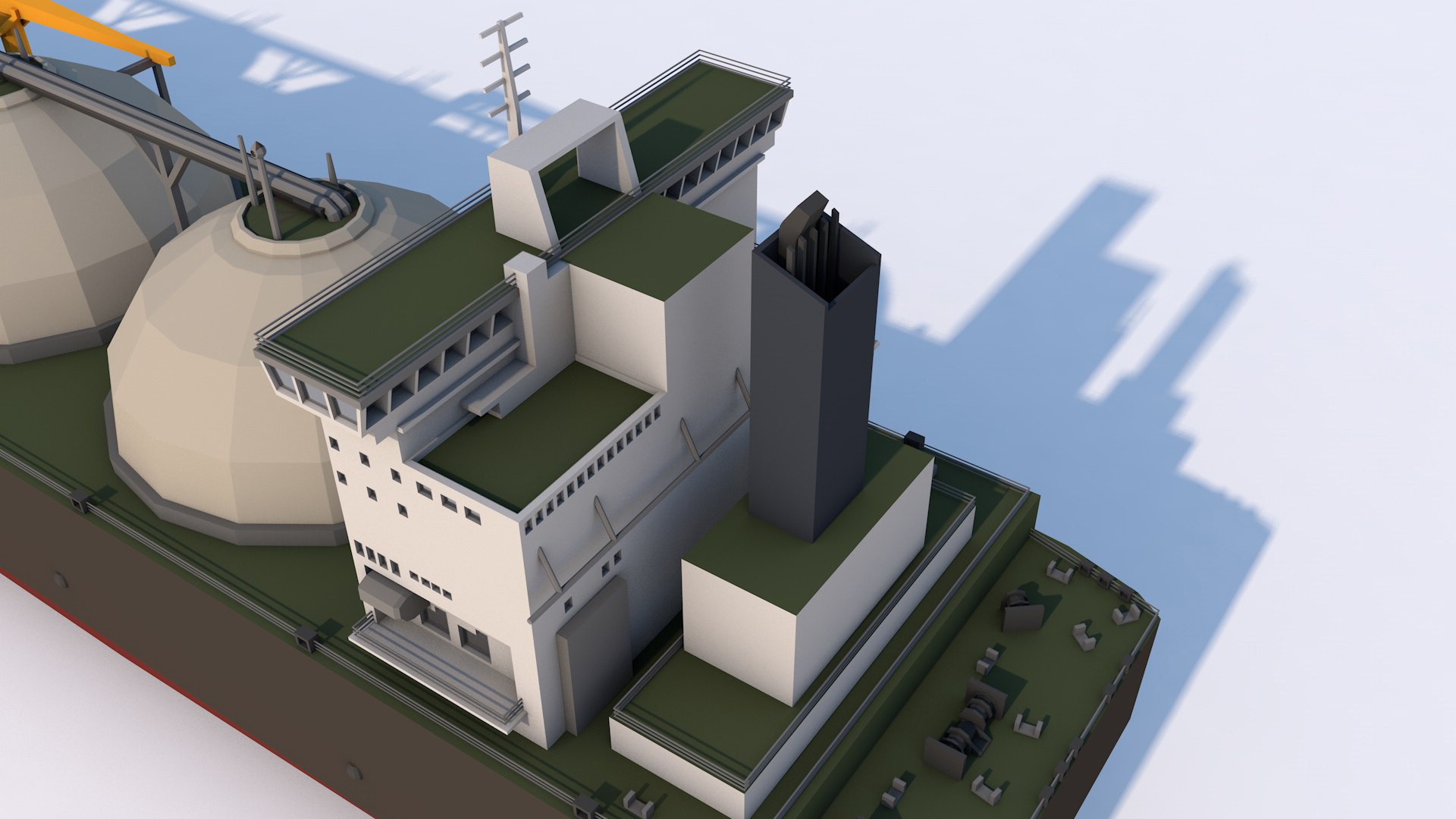 Gas Carrier Tanker Ship 3D Model - TurboSquid 2215596