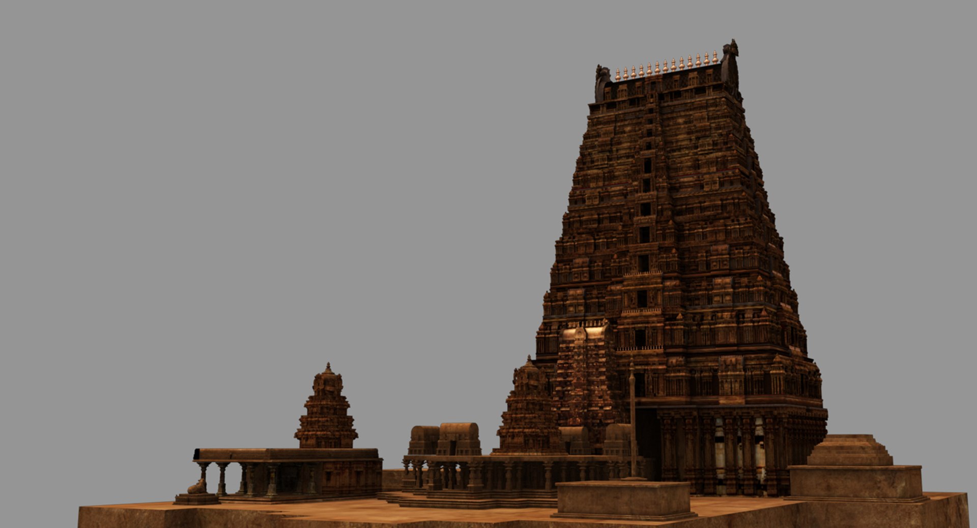 Hindu India Old Temple 3D - TurboSquid 1497944
