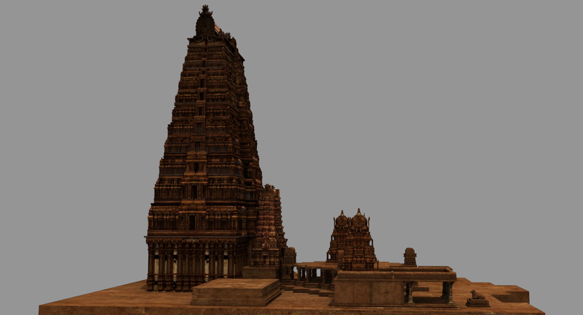 Hindu India Old Temple 3D - TurboSquid 1497944