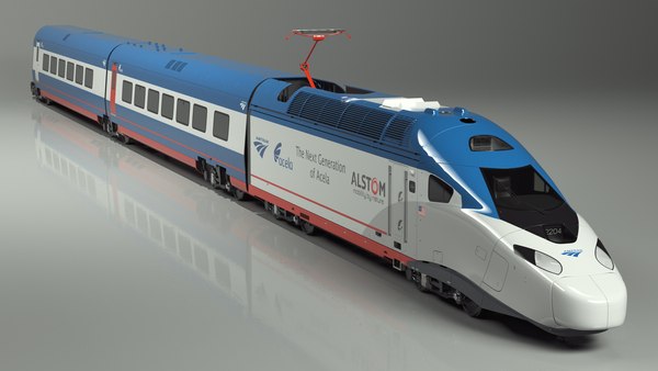 modelo 3d Tren Amtrak Alstom Avelia Liberty - TurboSquid 2089630