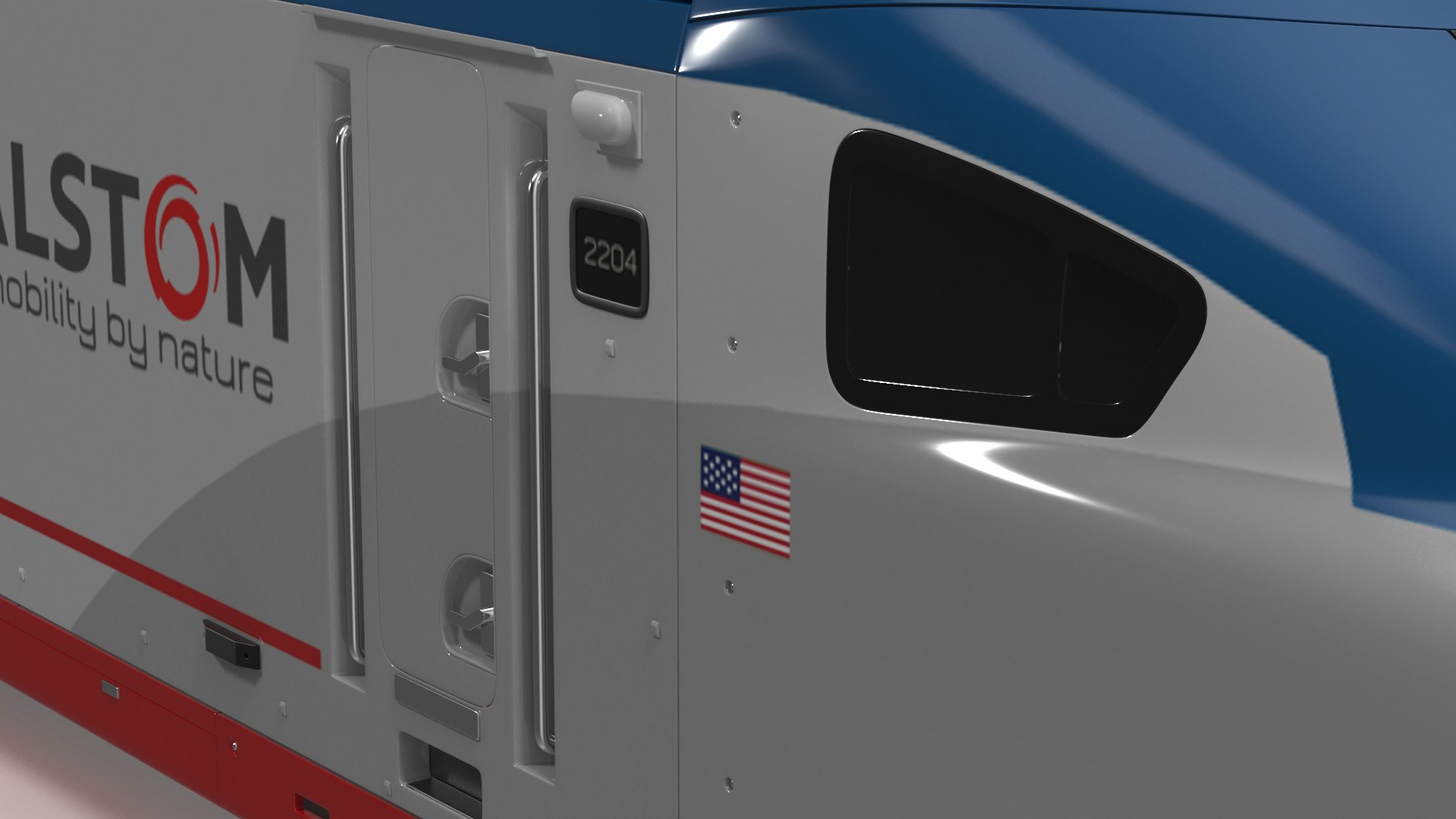 3D Amtrak Alstom Avelia Liberty Train - TurboSquid 2089630