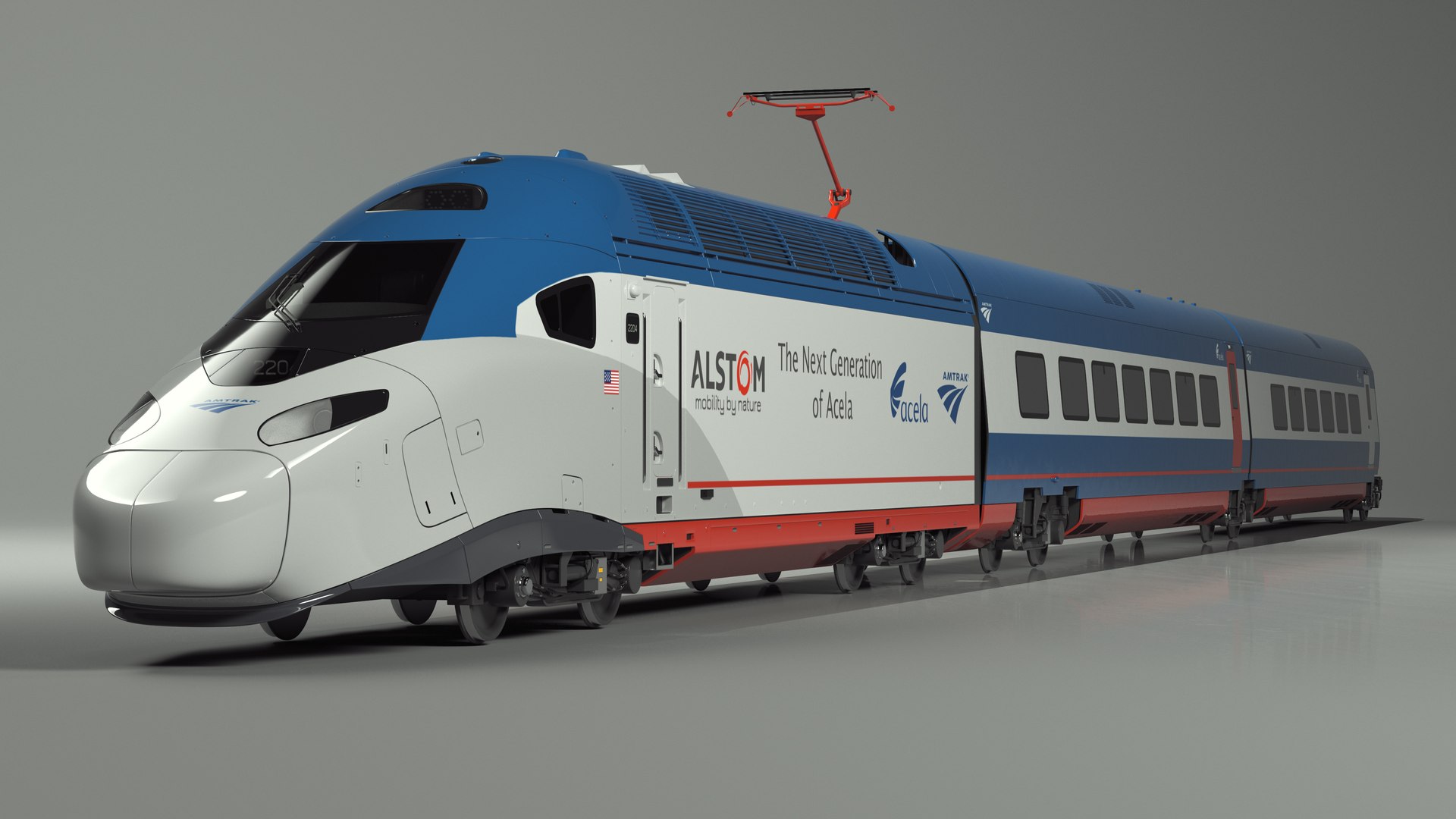 3D Amtrak Alstom Avelia Liberty Train - TurboSquid 2089630