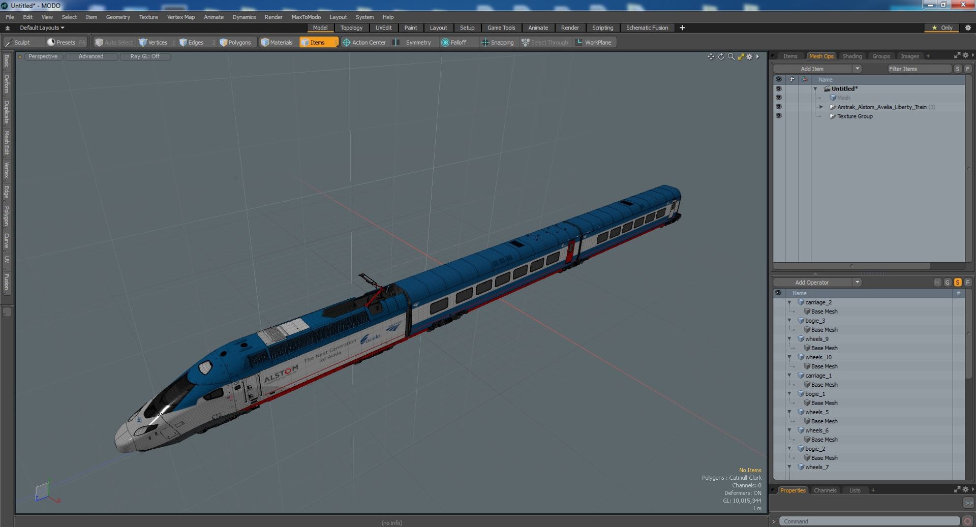 3D Amtrak Alstom Avelia Liberty Train - TurboSquid 2089630