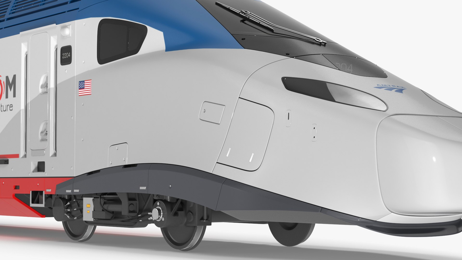 3D Amtrak Alstom Avelia Liberty Train - TurboSquid 2089630