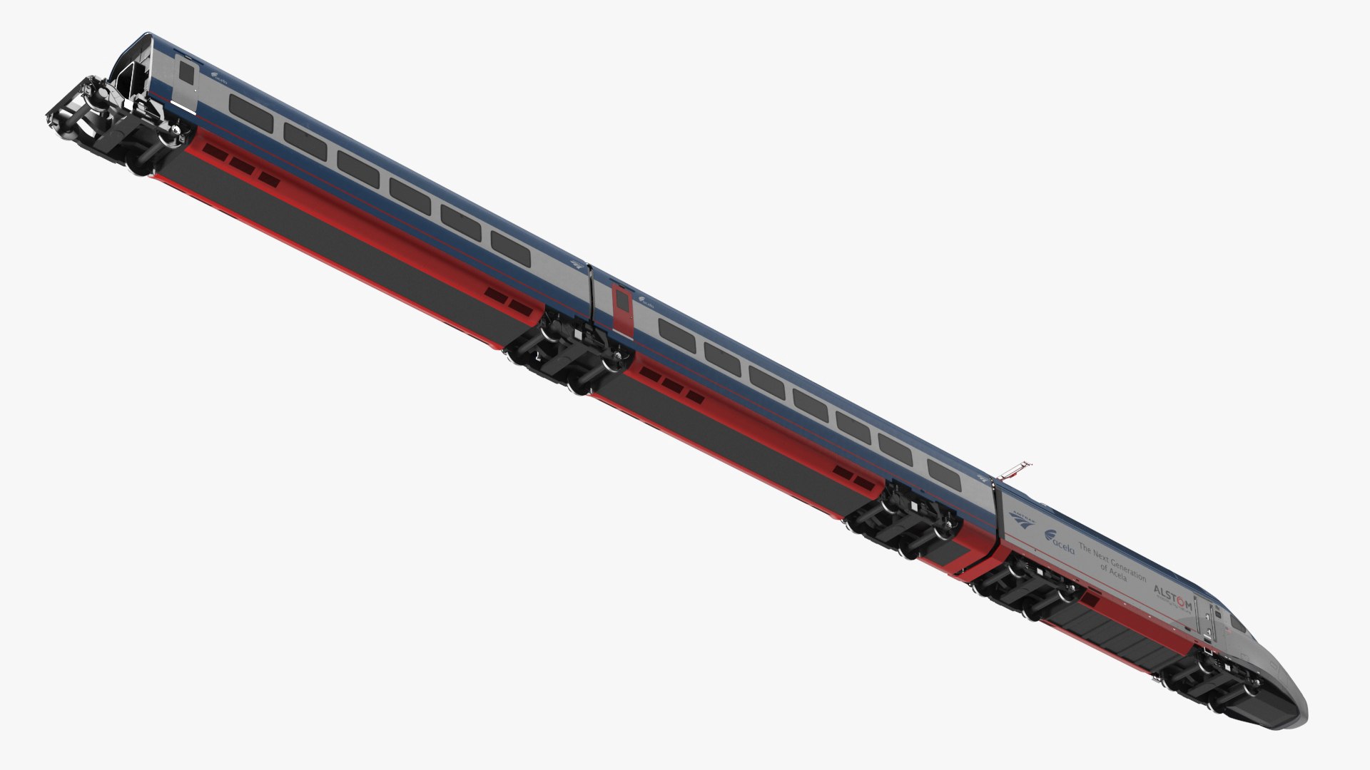 3D Amtrak Alstom Avelia Liberty Train - TurboSquid 2089630