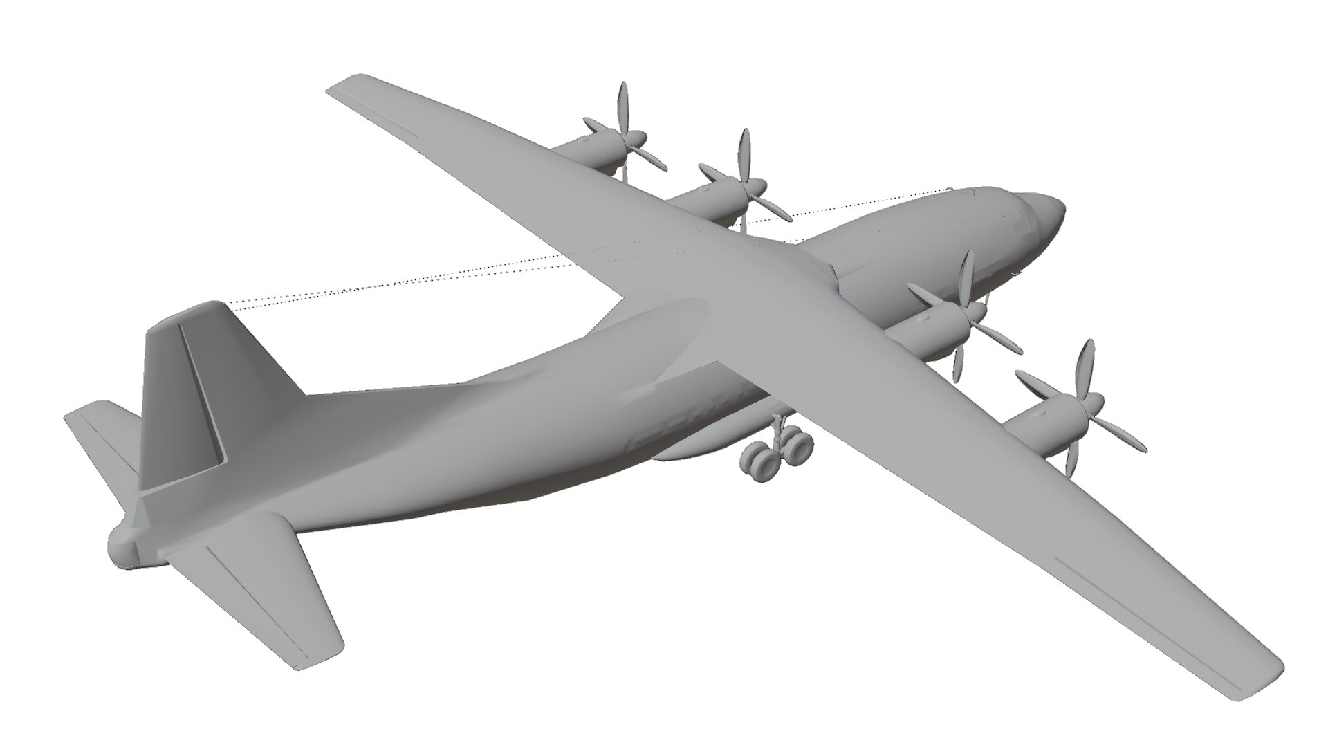 Antonov-An-12 3D model - TurboSquid 2101397