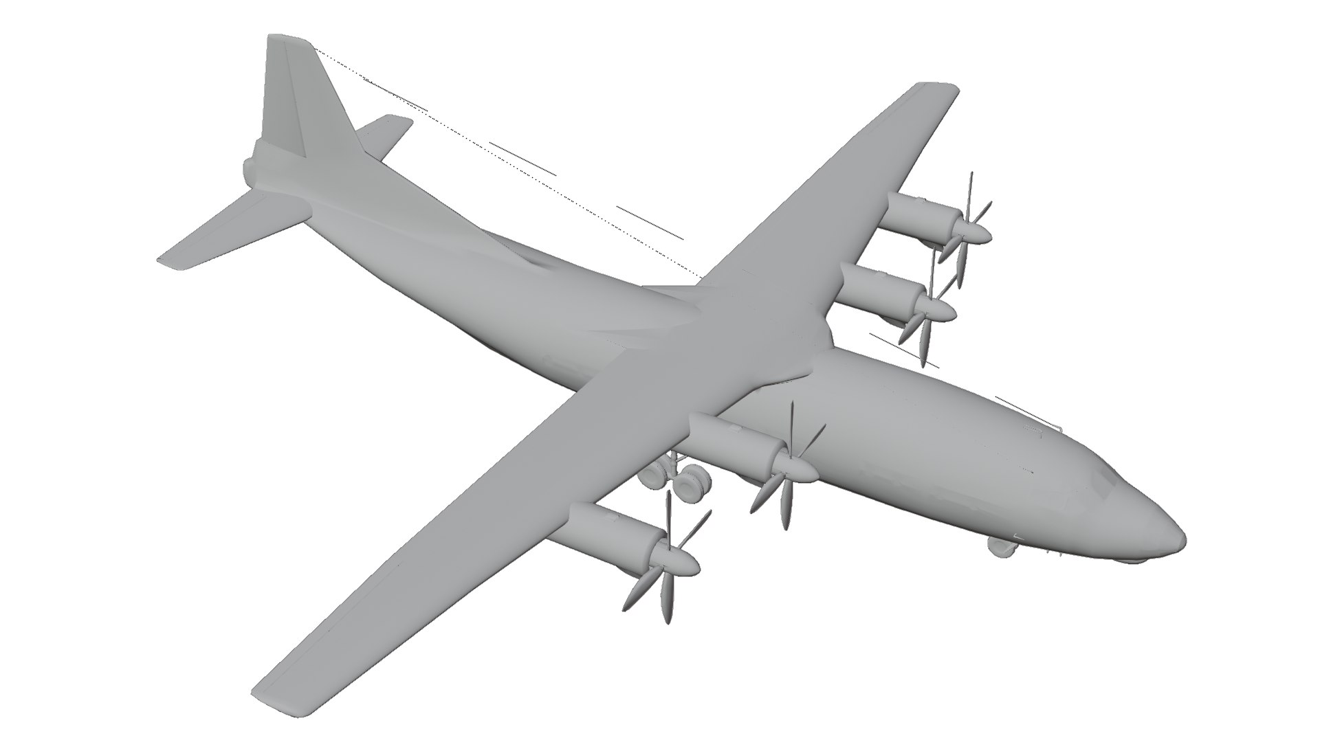 Antonov-An-12 3D model - TurboSquid 2101397