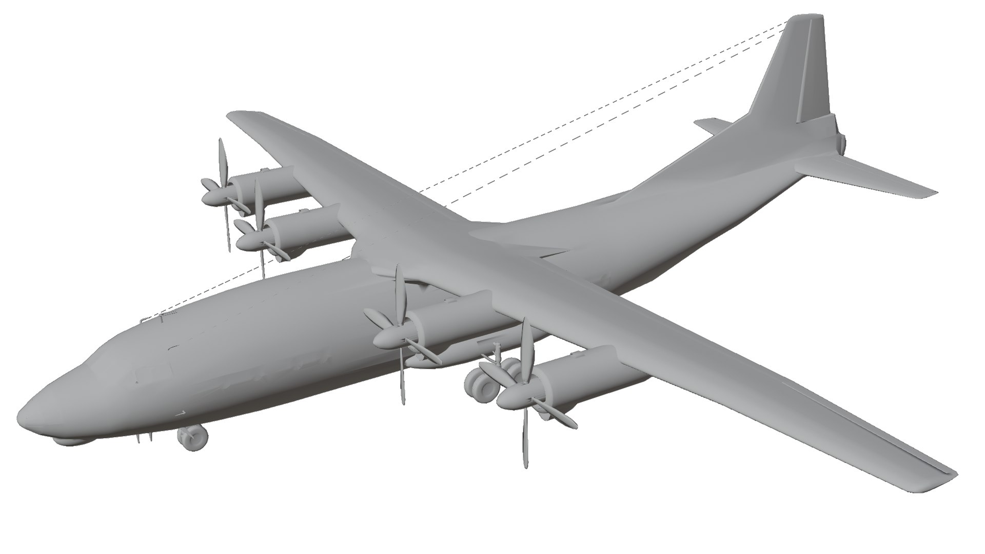 Antonov-An-12 3D model - TurboSquid 2101397