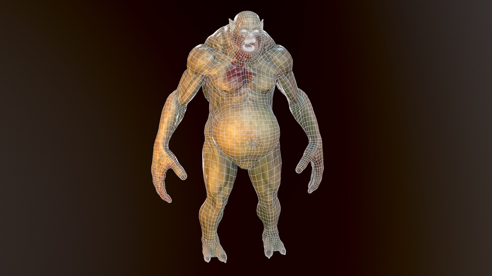 3D model Monster Zombie AAA - TurboSquid 2043999
