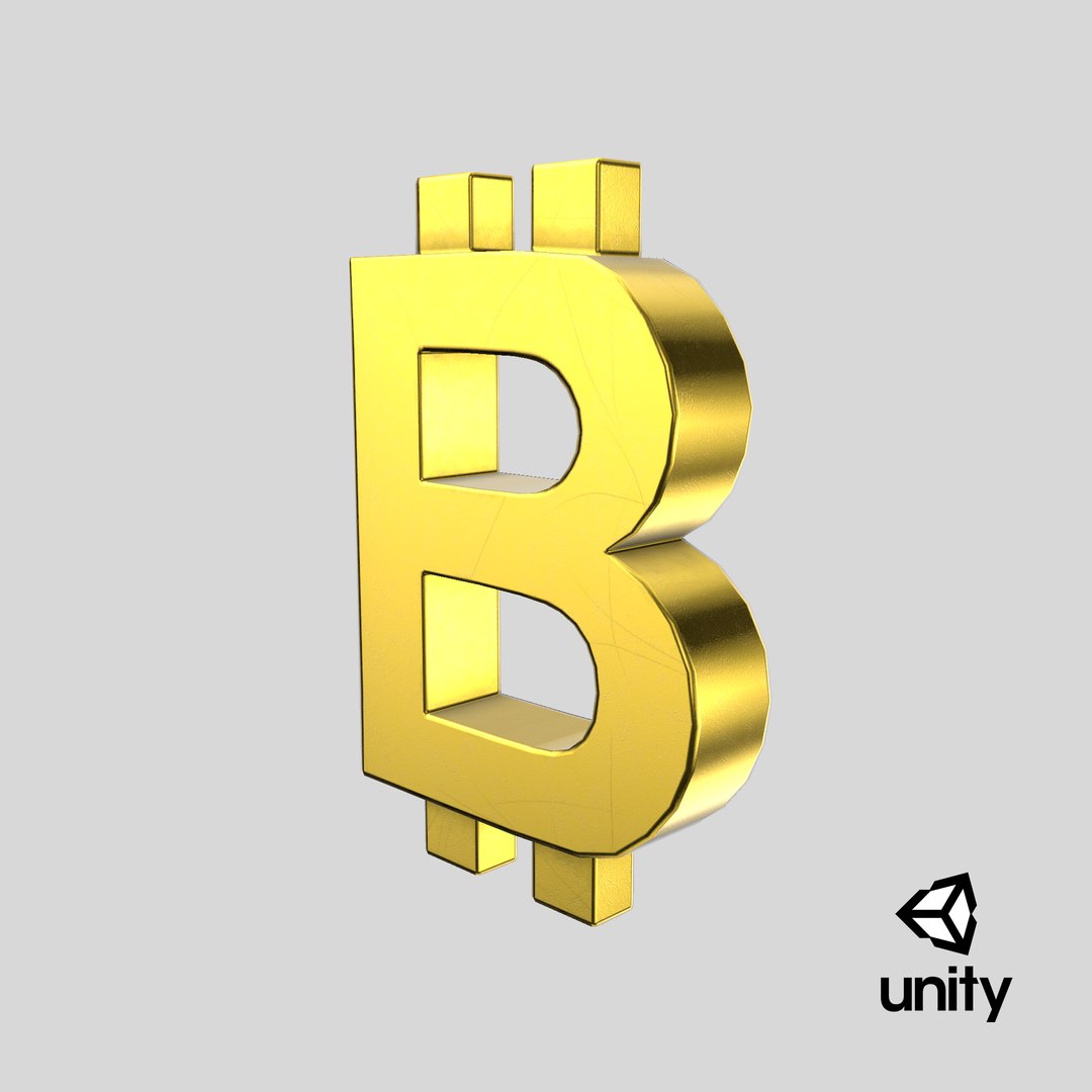 Graph Bitcoin Symbol 3D - TurboSquid 1647028