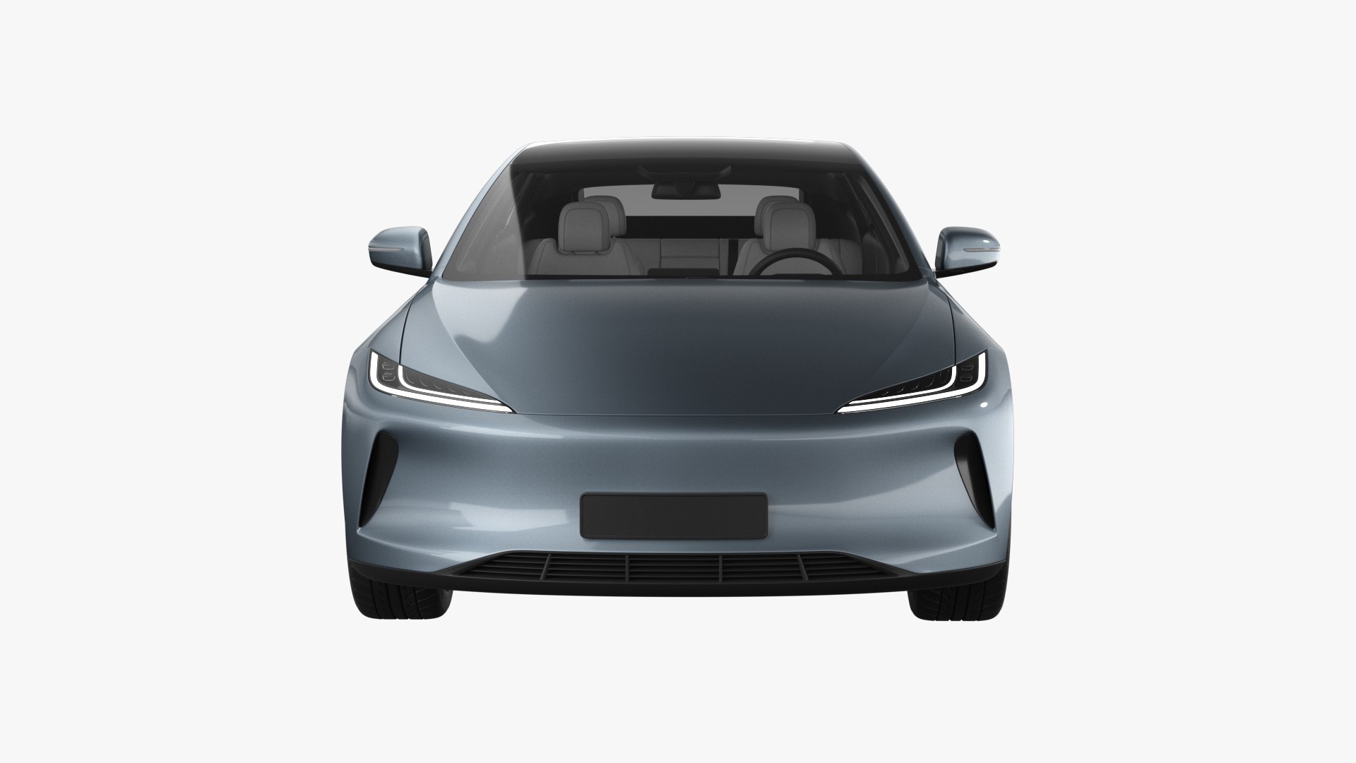 Generic Electric Car 2 Model - TurboSquid 2333527