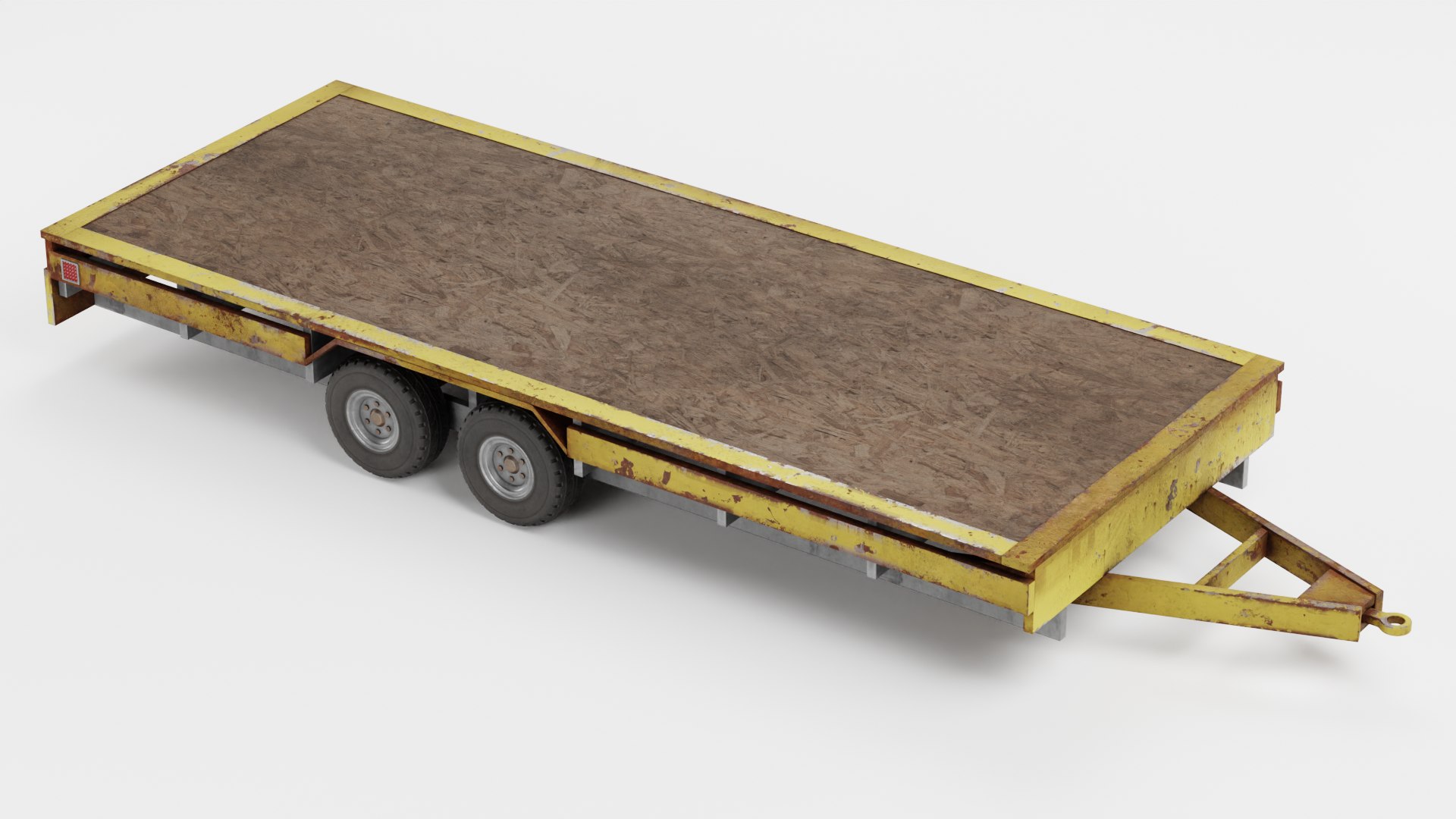 3D Old Trailer - TurboSquid 2109497