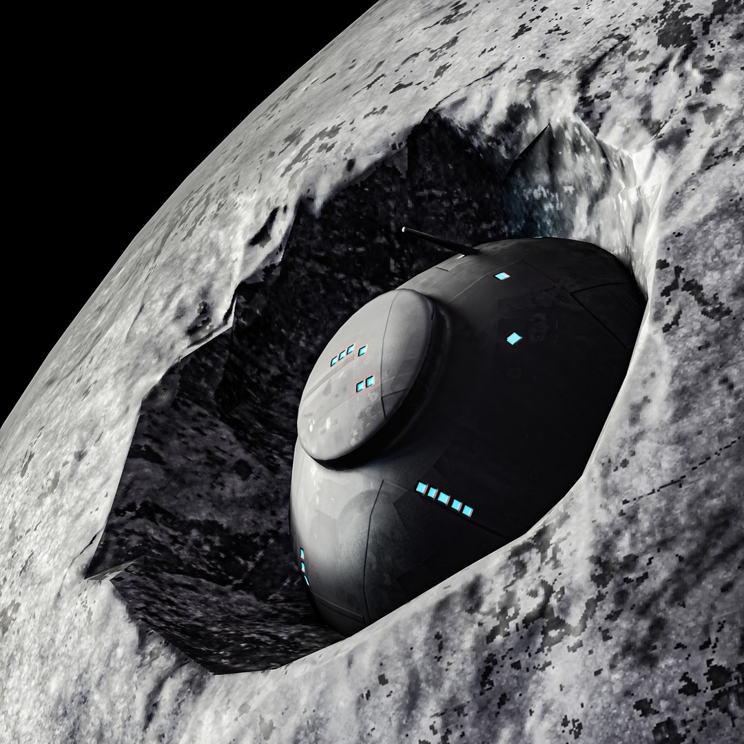 3D Death Moon Planet Sci-Fi Real Time Model - TurboSquid 1743014