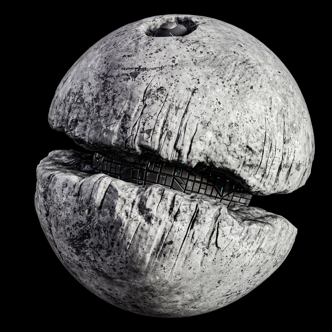 3D Death Moon Planet Sci-Fi Real Time Model - TurboSquid 1743014