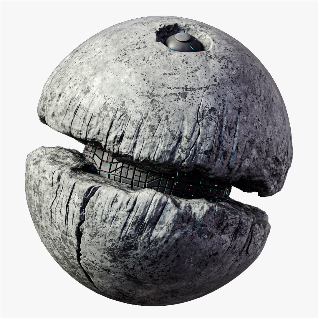 3D Death Moon Planet Sci-Fi Real Time Model - TurboSquid 1743014