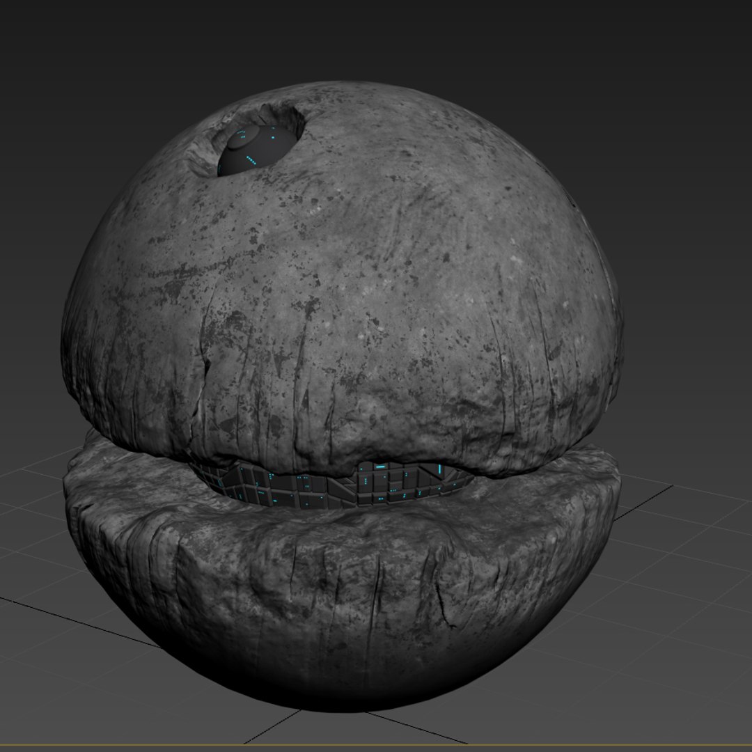 3D Death Moon Planet Sci-Fi Real Time Model - TurboSquid 1743014