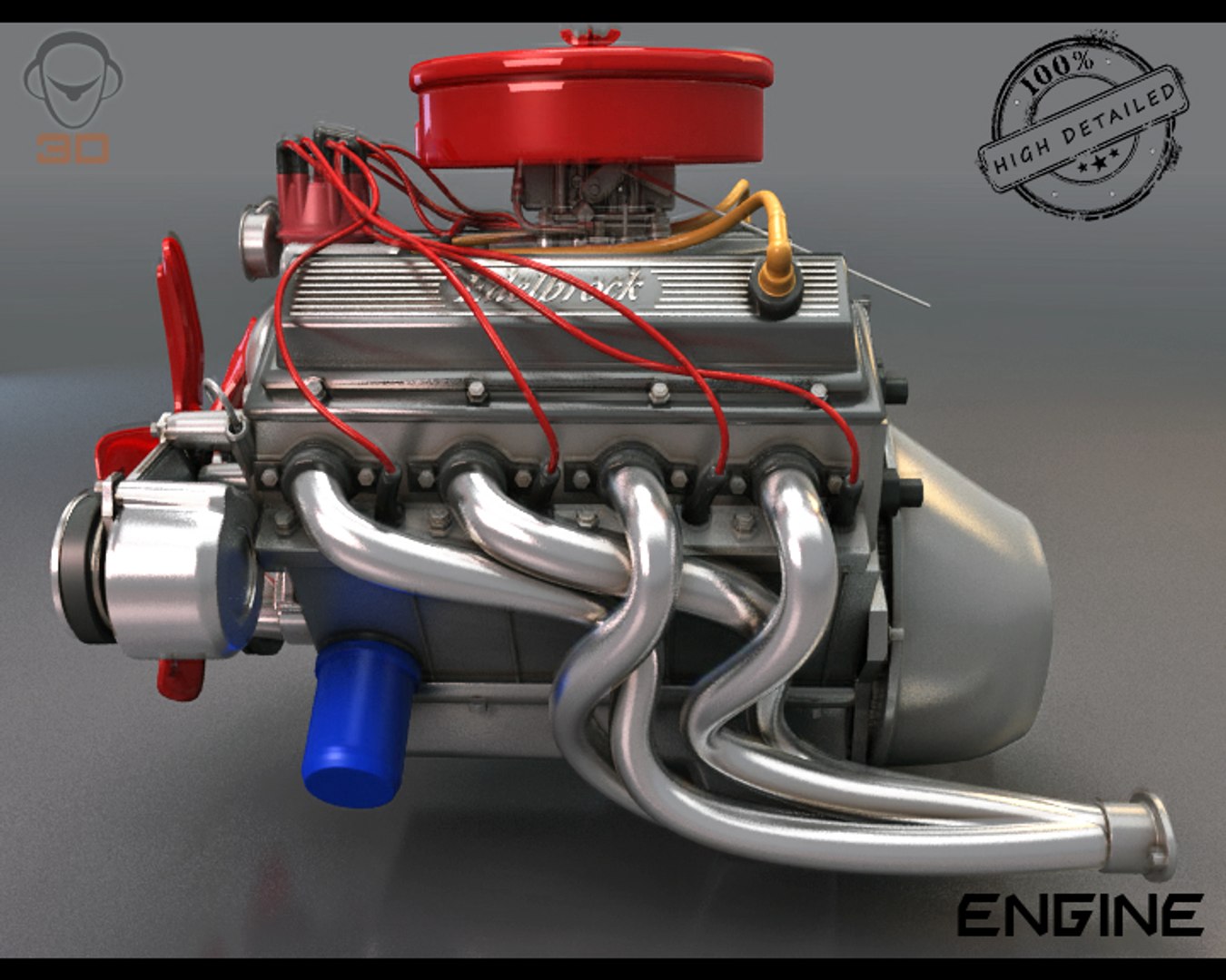 3ds Turbo V8 Engine
