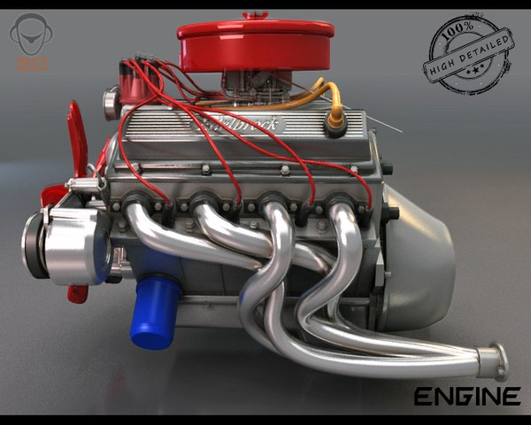 3ds turbo v8 engine