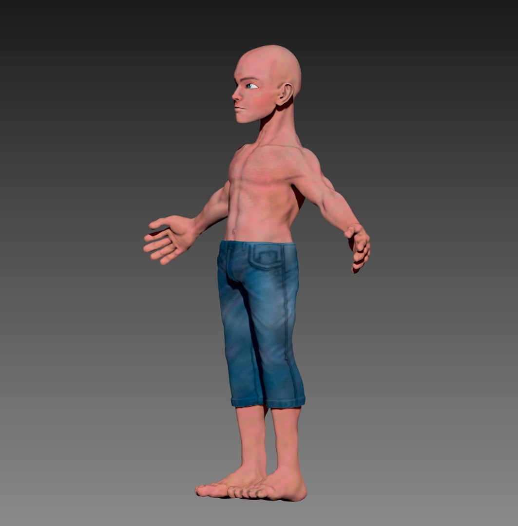 3d Model Human Boy
