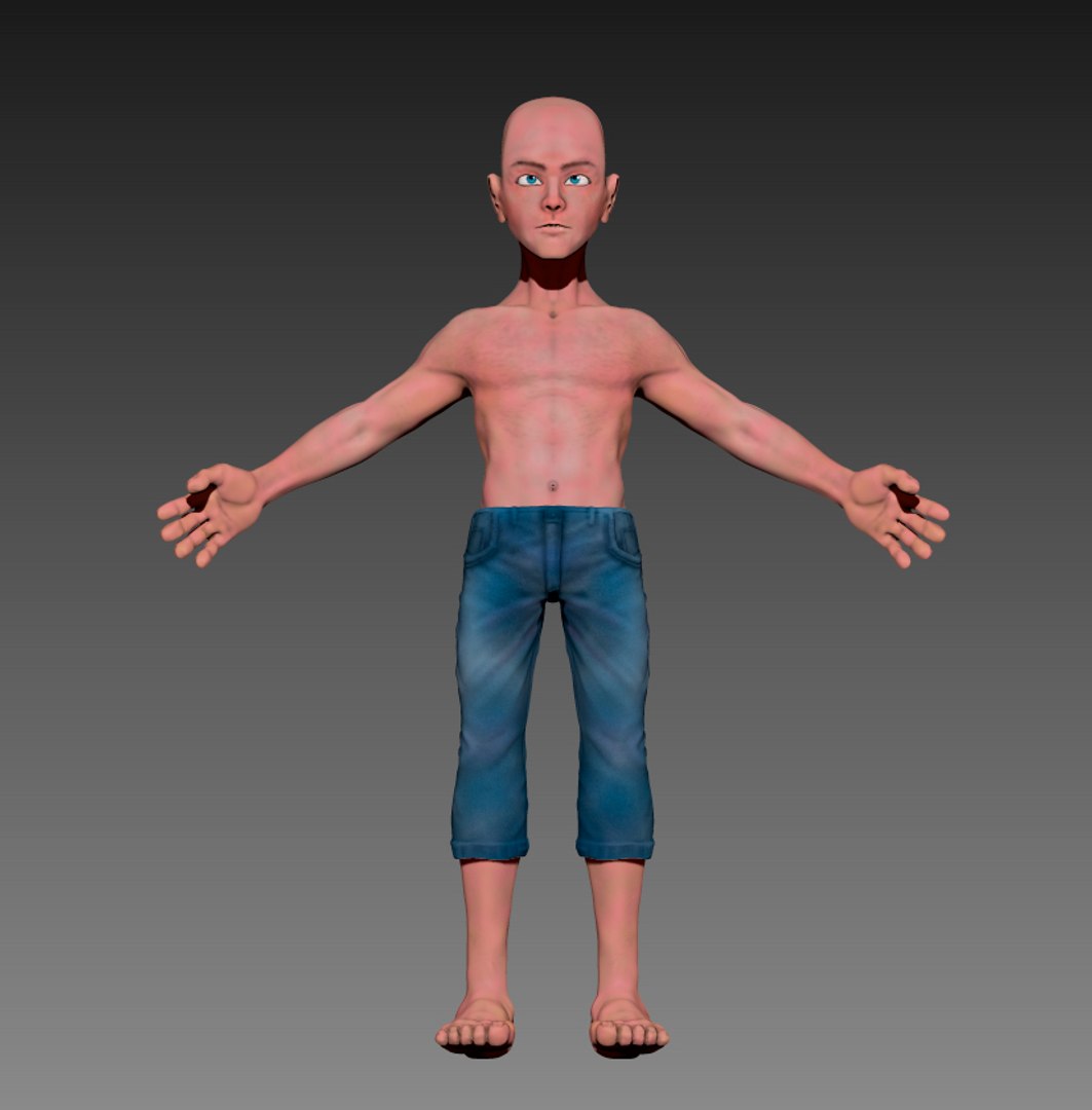 3d Model Human Boy