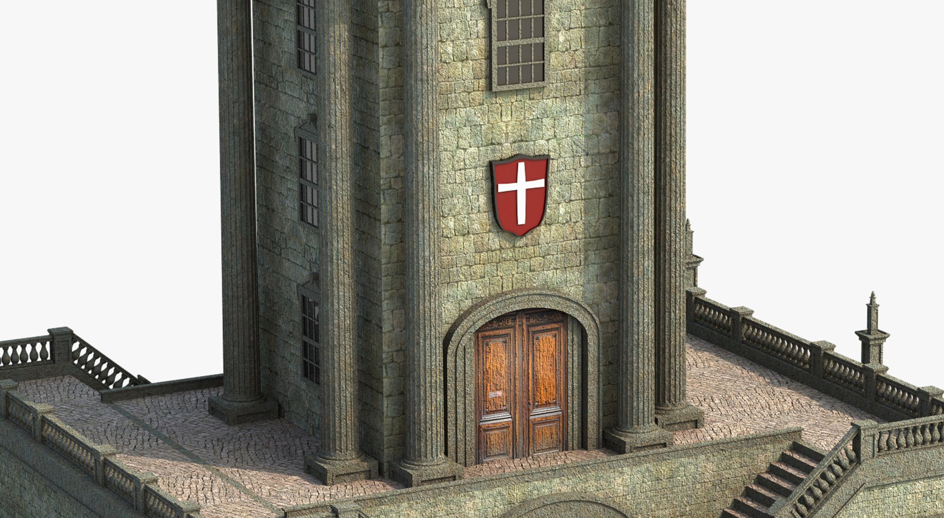 3D Fantasy Tower Middle Ages. Model - TurboSquid 1721456