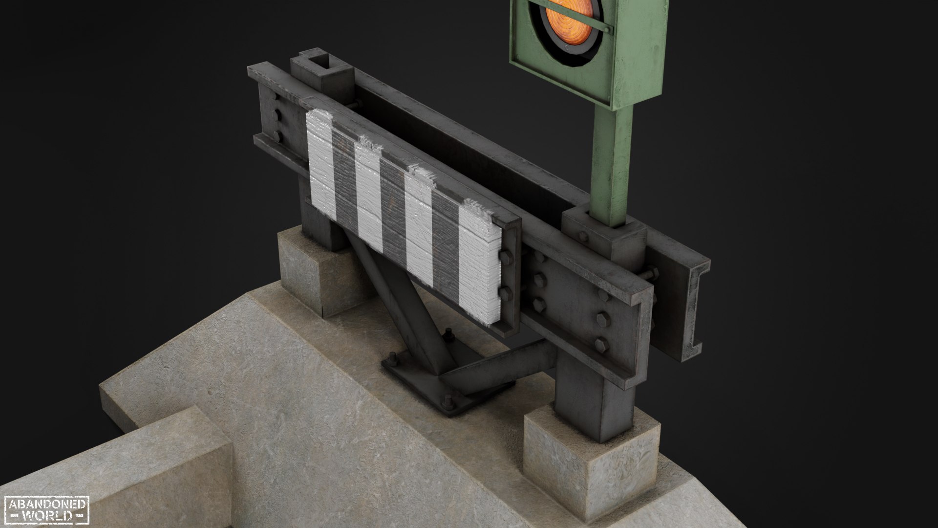 3D Railway Buffer Stop - TurboSquid 2235804
