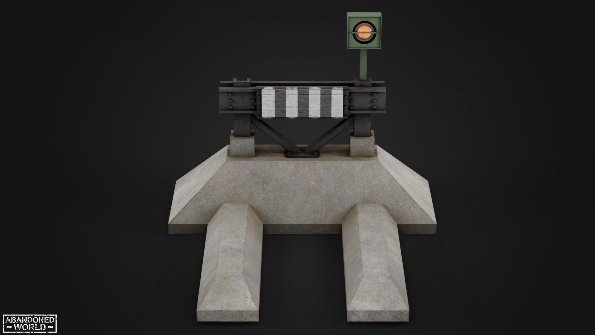 3D Railway Buffer Stop - TurboSquid 2235804