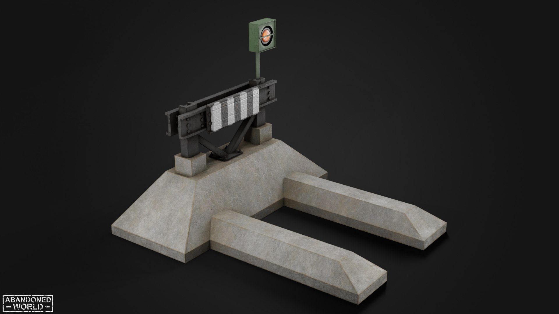 3D Railway Buffer Stop - TurboSquid 2235804