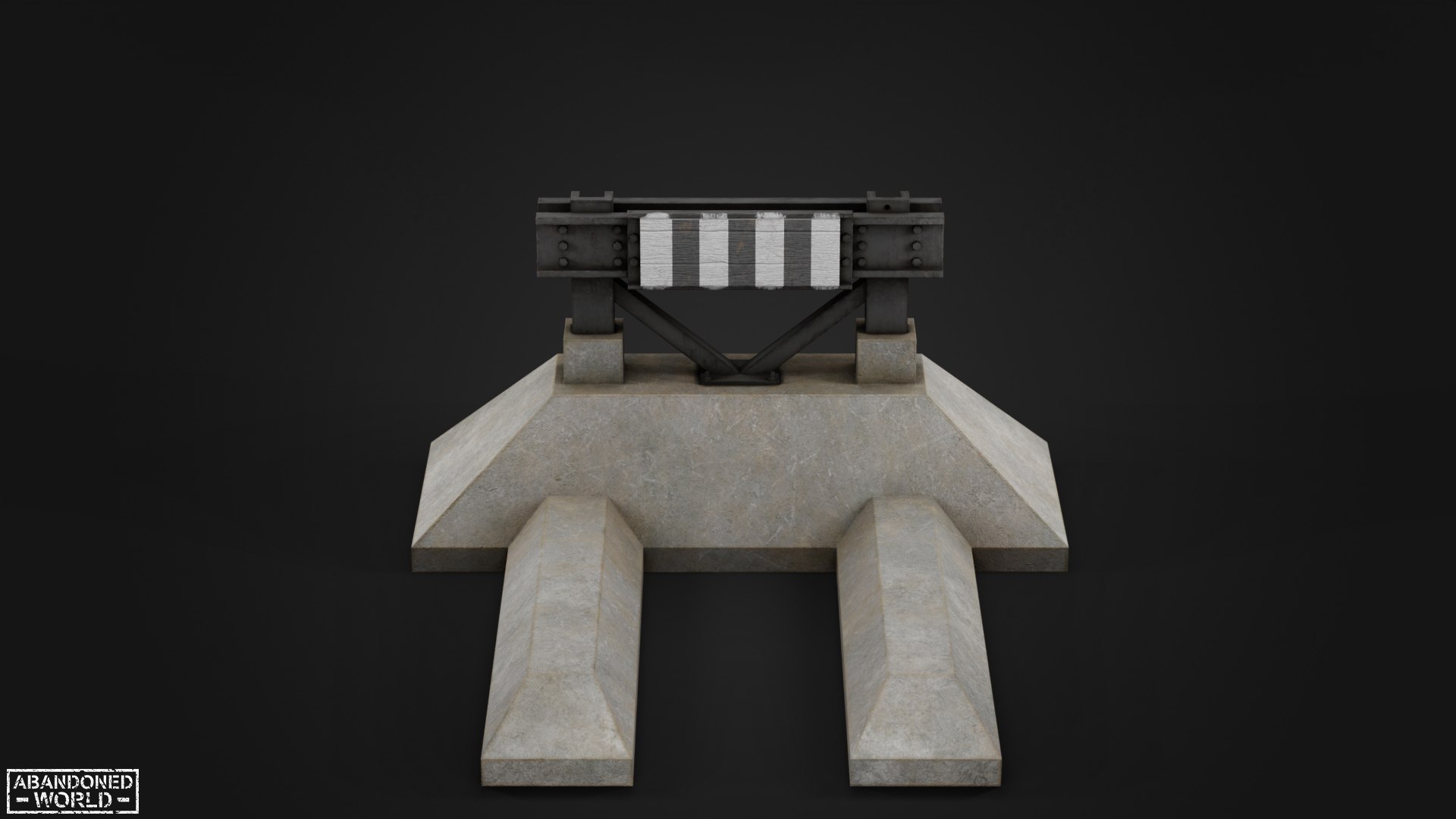 3D Railway Buffer Stop - TurboSquid 2235804