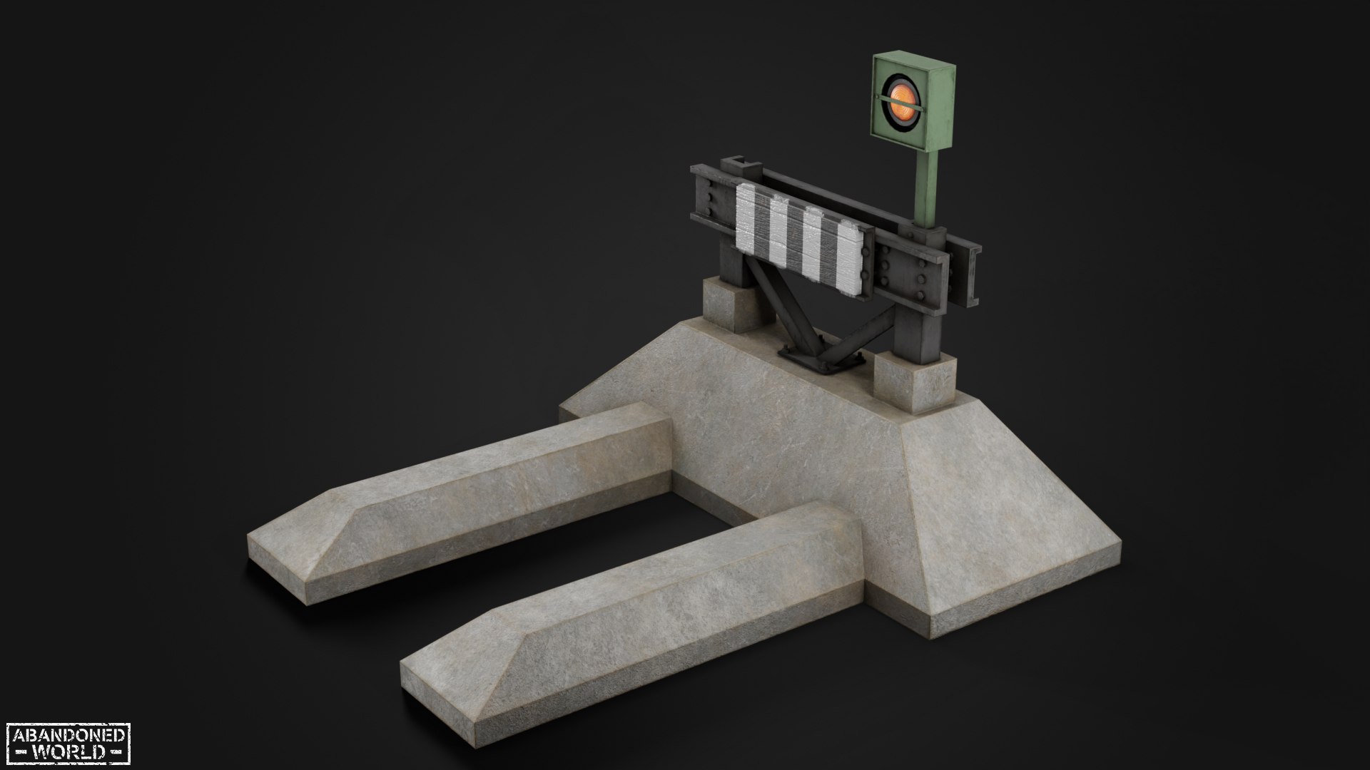 3D Railway Buffer Stop - TurboSquid 2235804