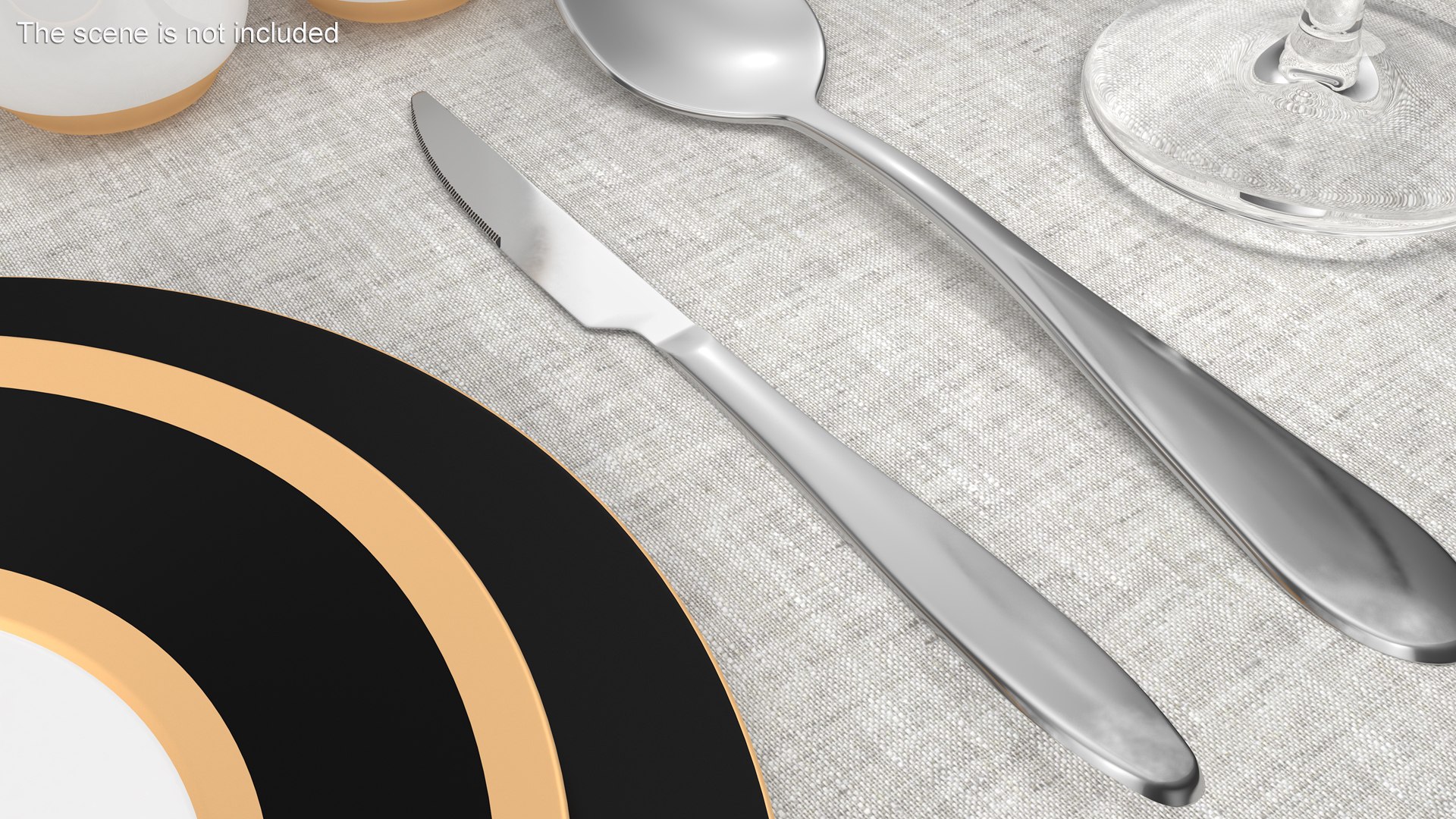 Silver Knife 3D Model - TurboSquid 2040278