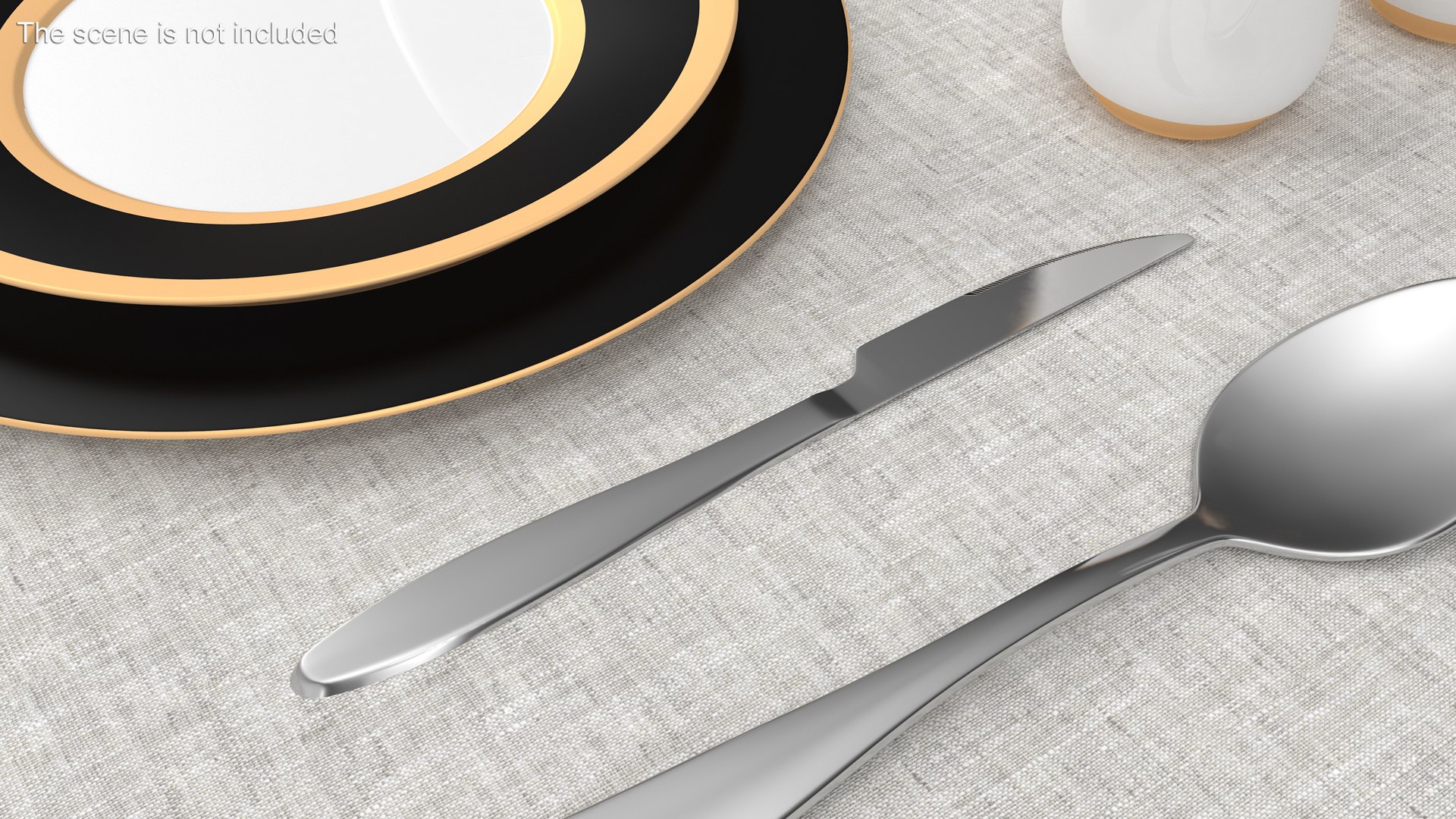 Silver Knife 3D Model - TurboSquid 2040278