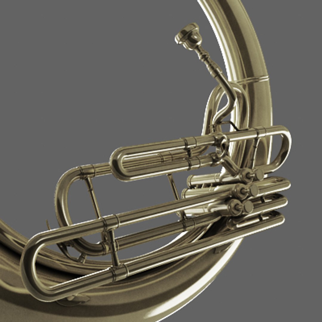 Tuba Tube Brass 3d Obj