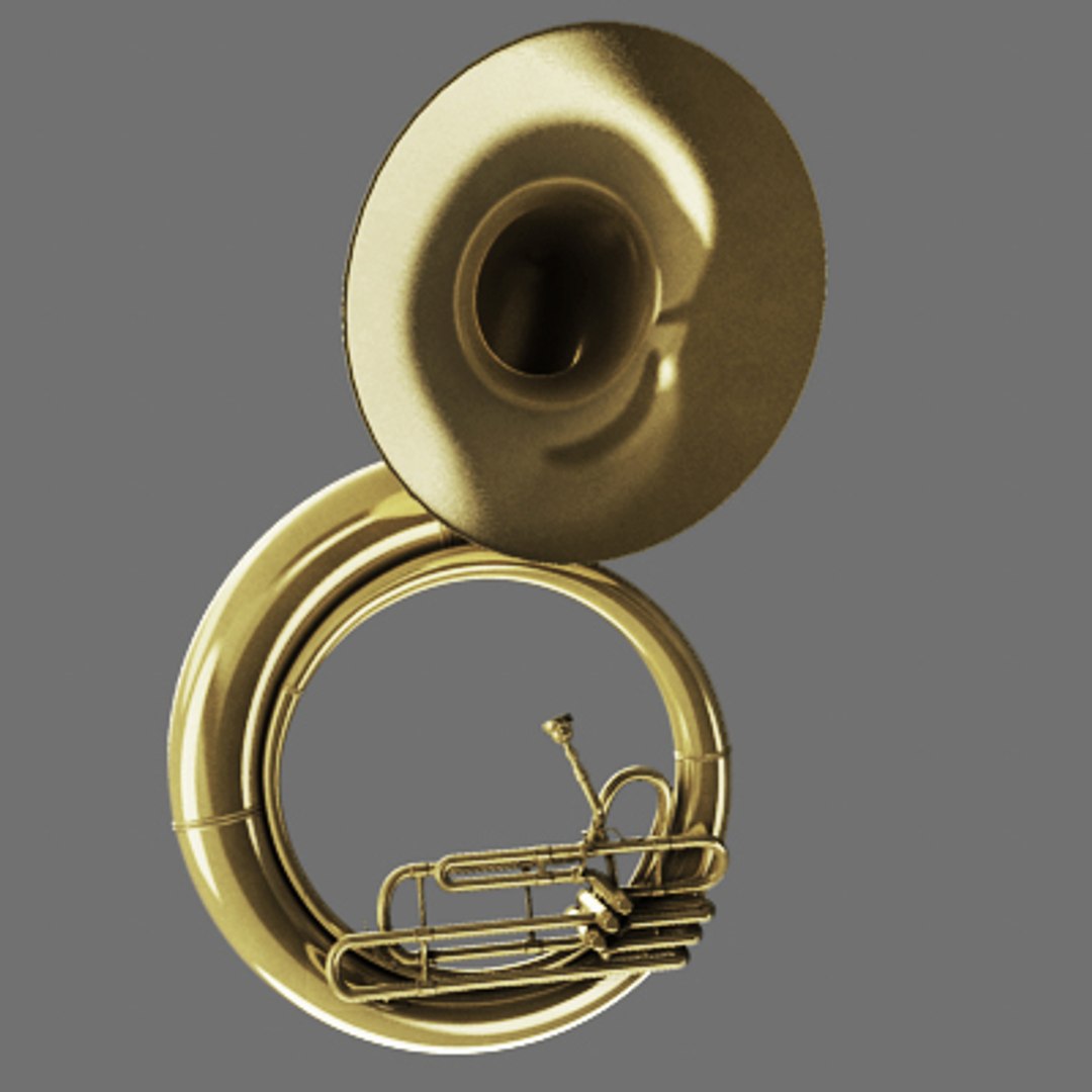 Tuba Tube Brass 3d Obj