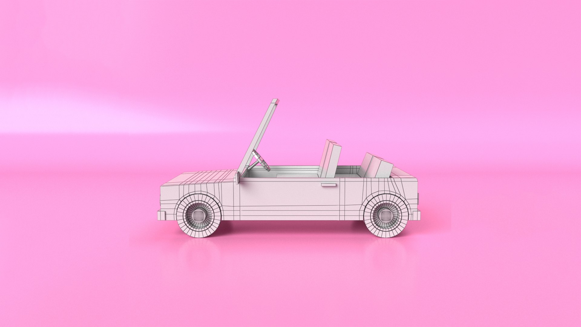 3D Model Cartoon Car V6 - TurboSquid 2198952