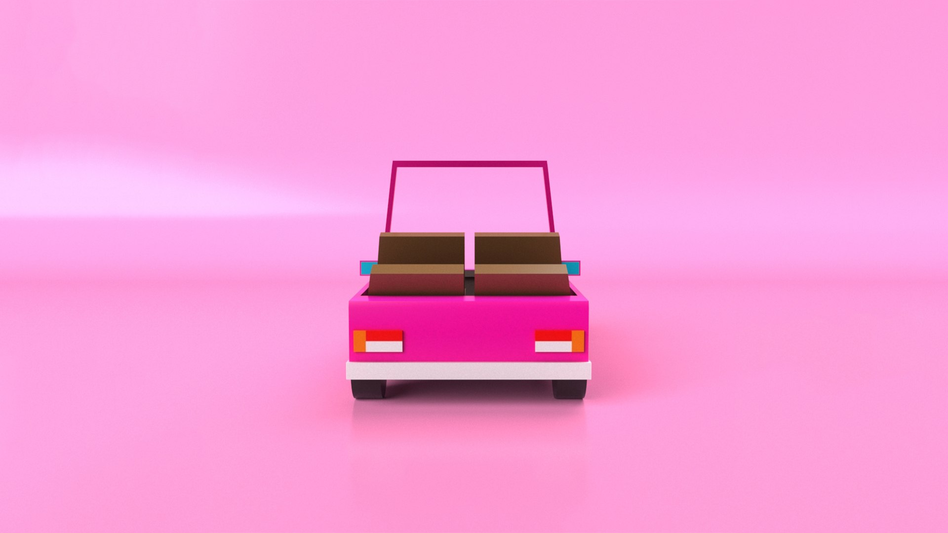 3D Model Cartoon Car V6 - TurboSquid 2198952