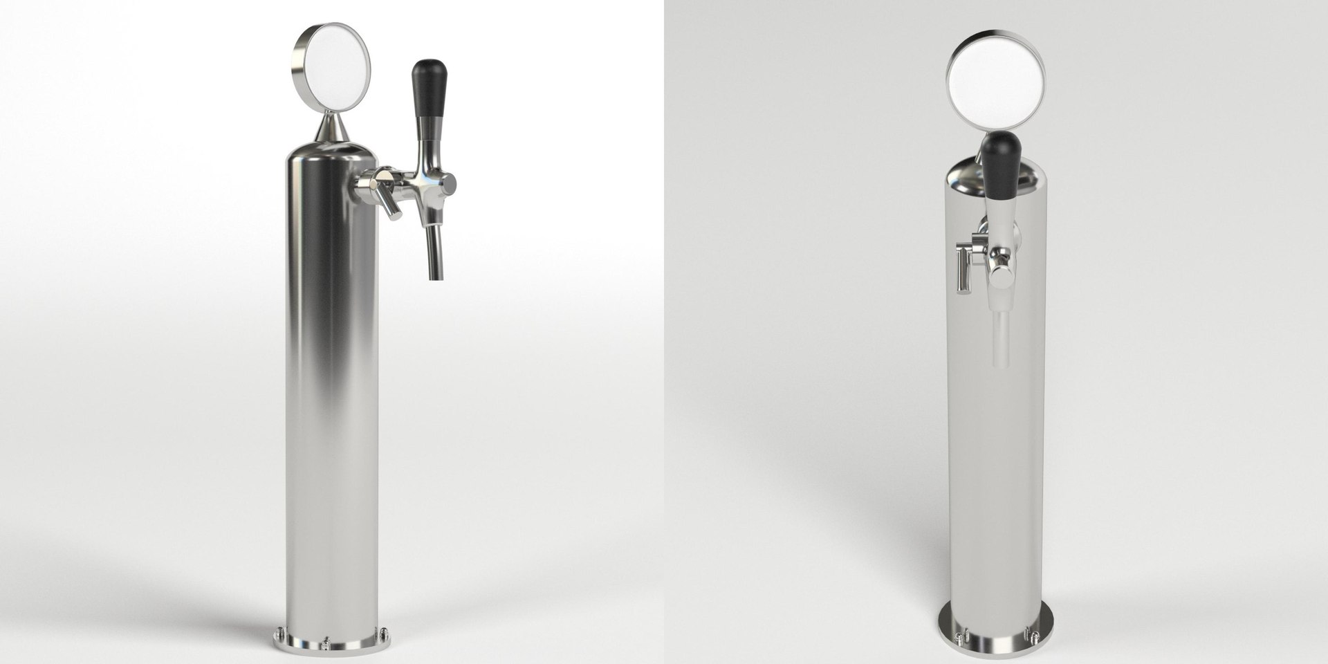 Fm3d beer tap single 3D model - TurboSquid 1406938