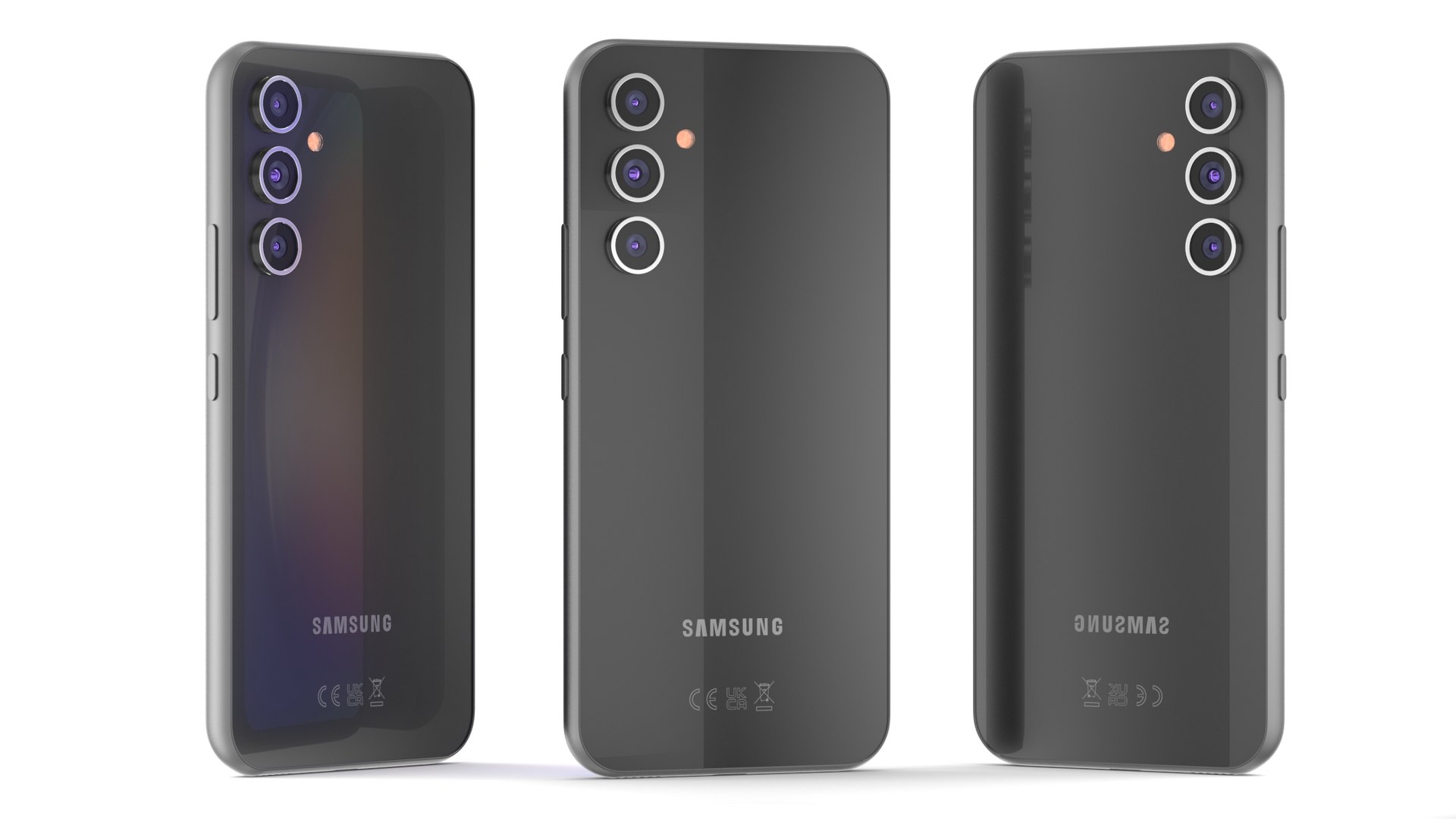 Samsung Galaxy A54 Graphite 3D Model - TurboSquid 2101251