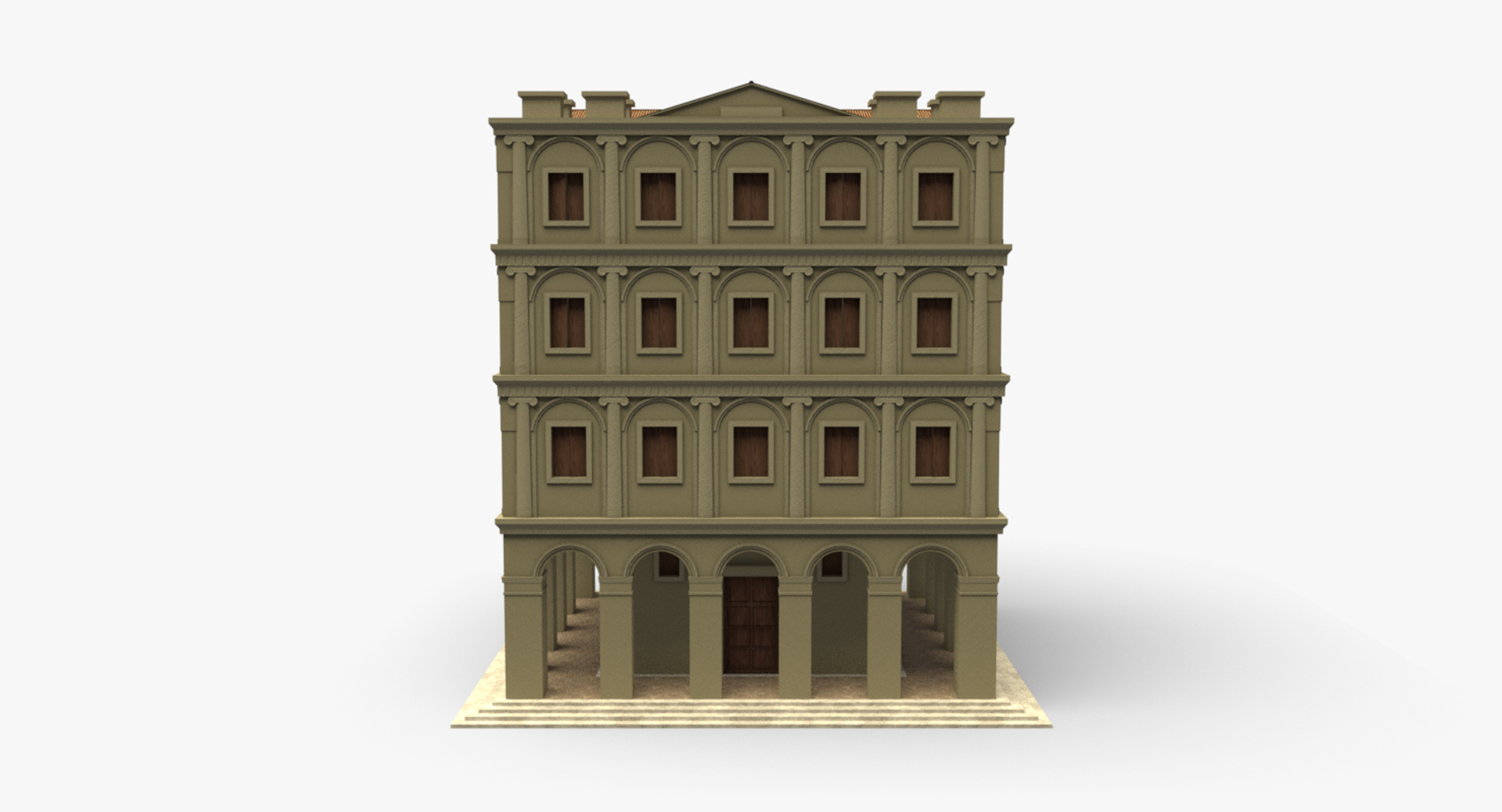 Italian Palace Tan 3D - TurboSquid 1379408