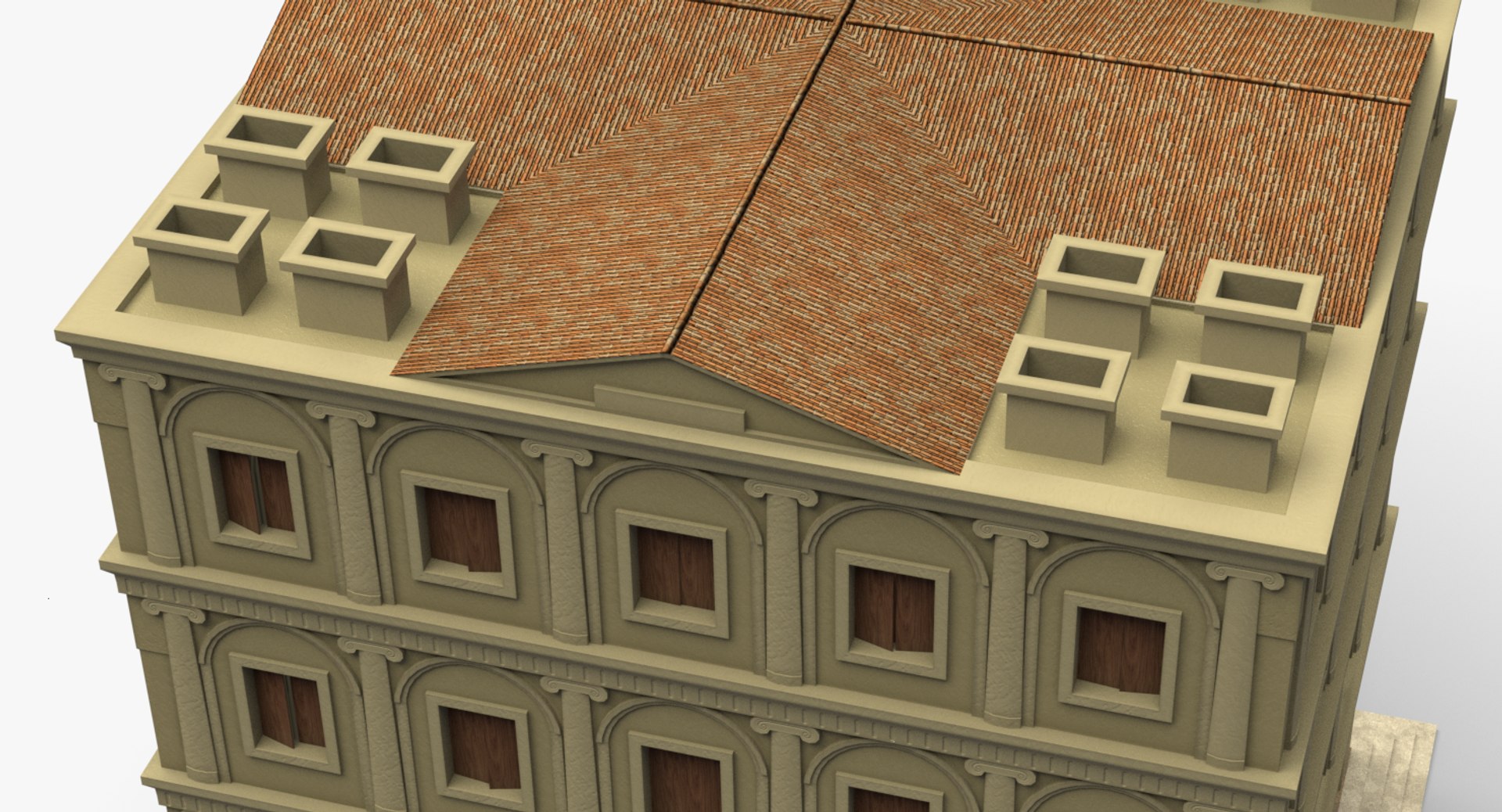 Italian Palace Tan 3D - TurboSquid 1379408