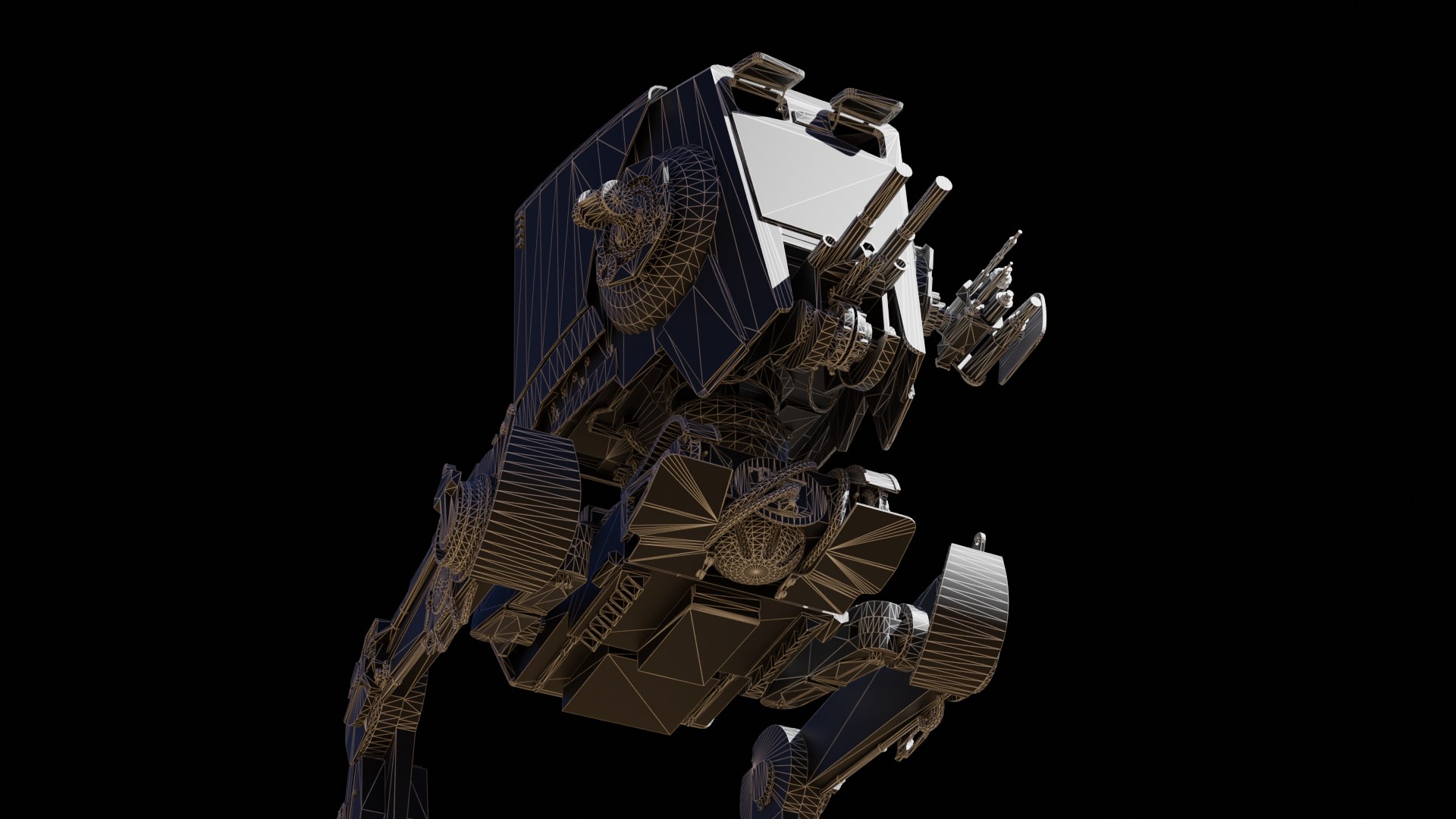 3D Star Wars All Terrain Scout Transport AT-ST - TurboSquid 2135251
