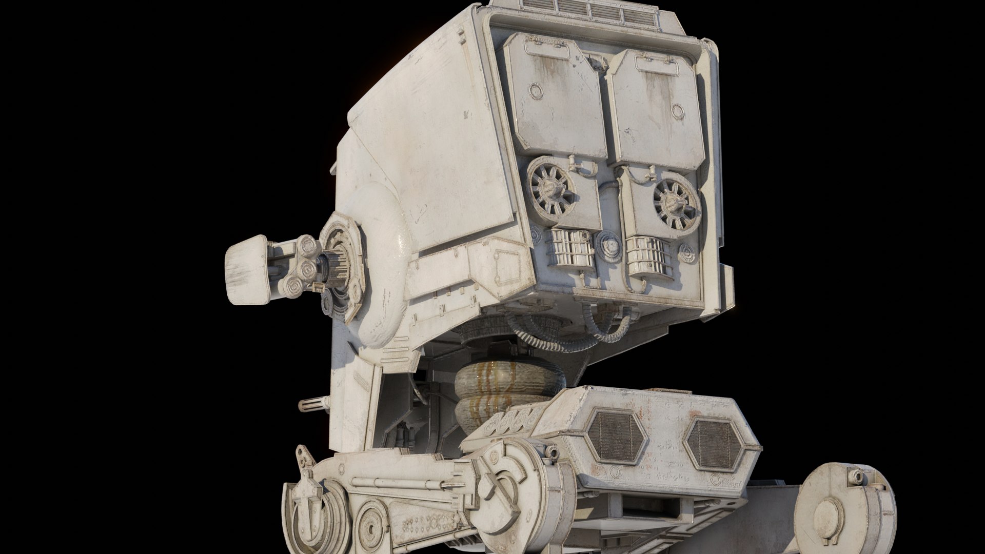 3D Star Wars All Terrain Scout Transport AT-ST - TurboSquid 2135251