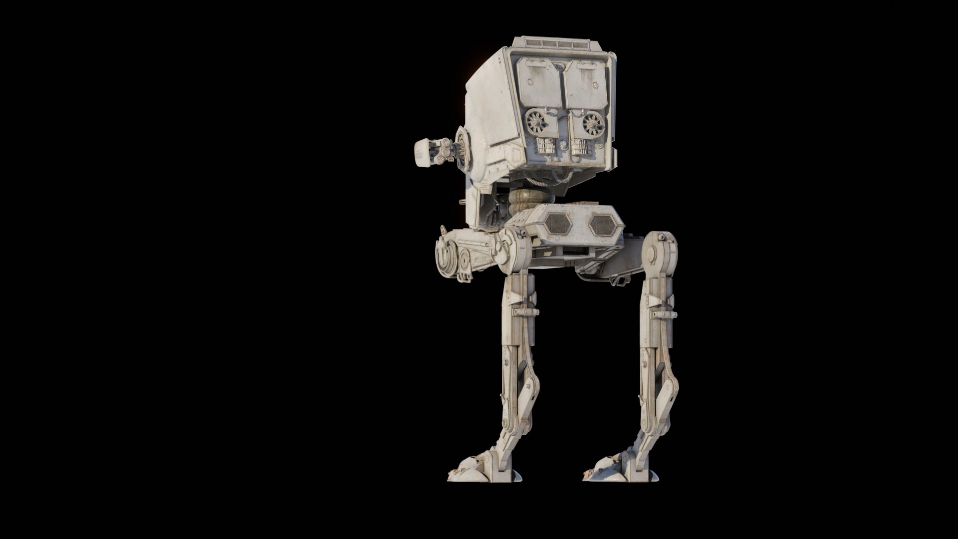 3D Star Wars All Terrain Scout Transport AT-ST - TurboSquid 2135251