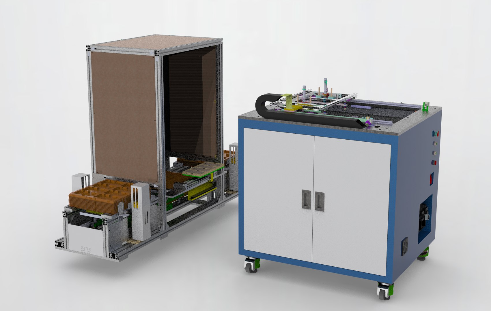 Tray Loading Unloading Machine 3D Model - TurboSquid 1674160