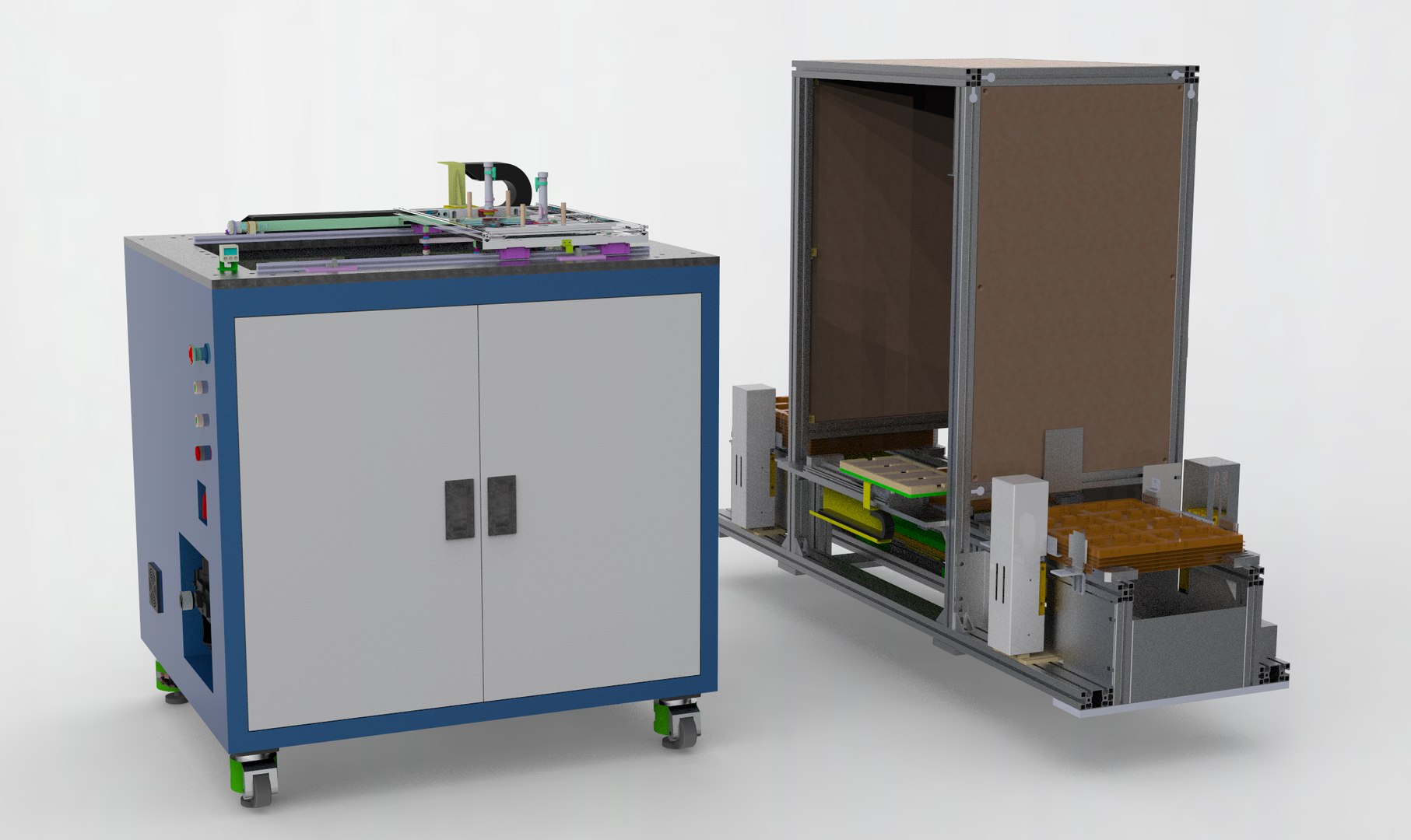 Tray Loading Unloading Machine 3D Model - TurboSquid 1674160