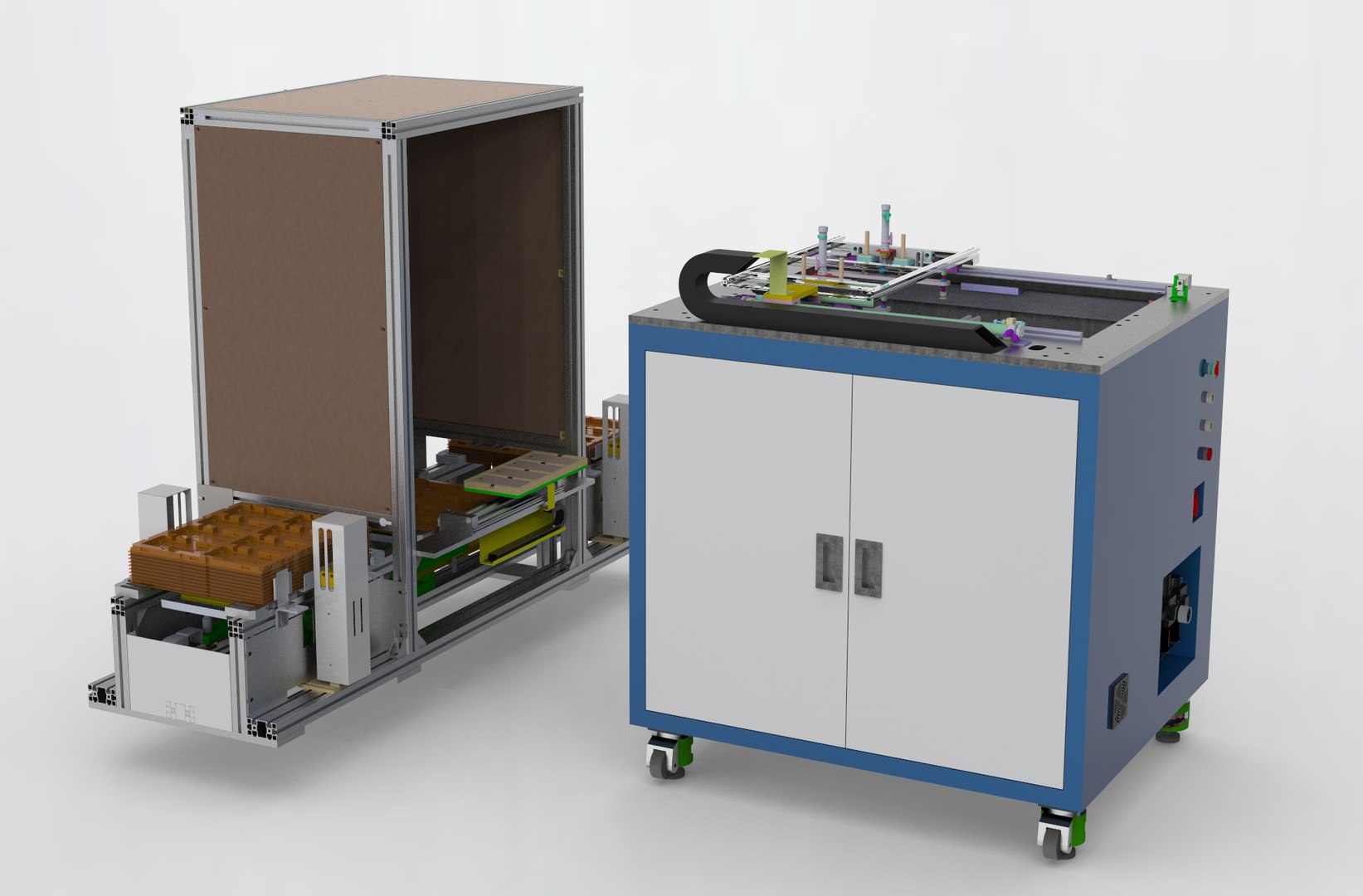 Tray Loading Unloading Machine 3D Model - TurboSquid 1674160