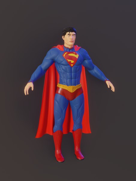 modelo 3d Superman de baja calidad - TurboSquid 2366671