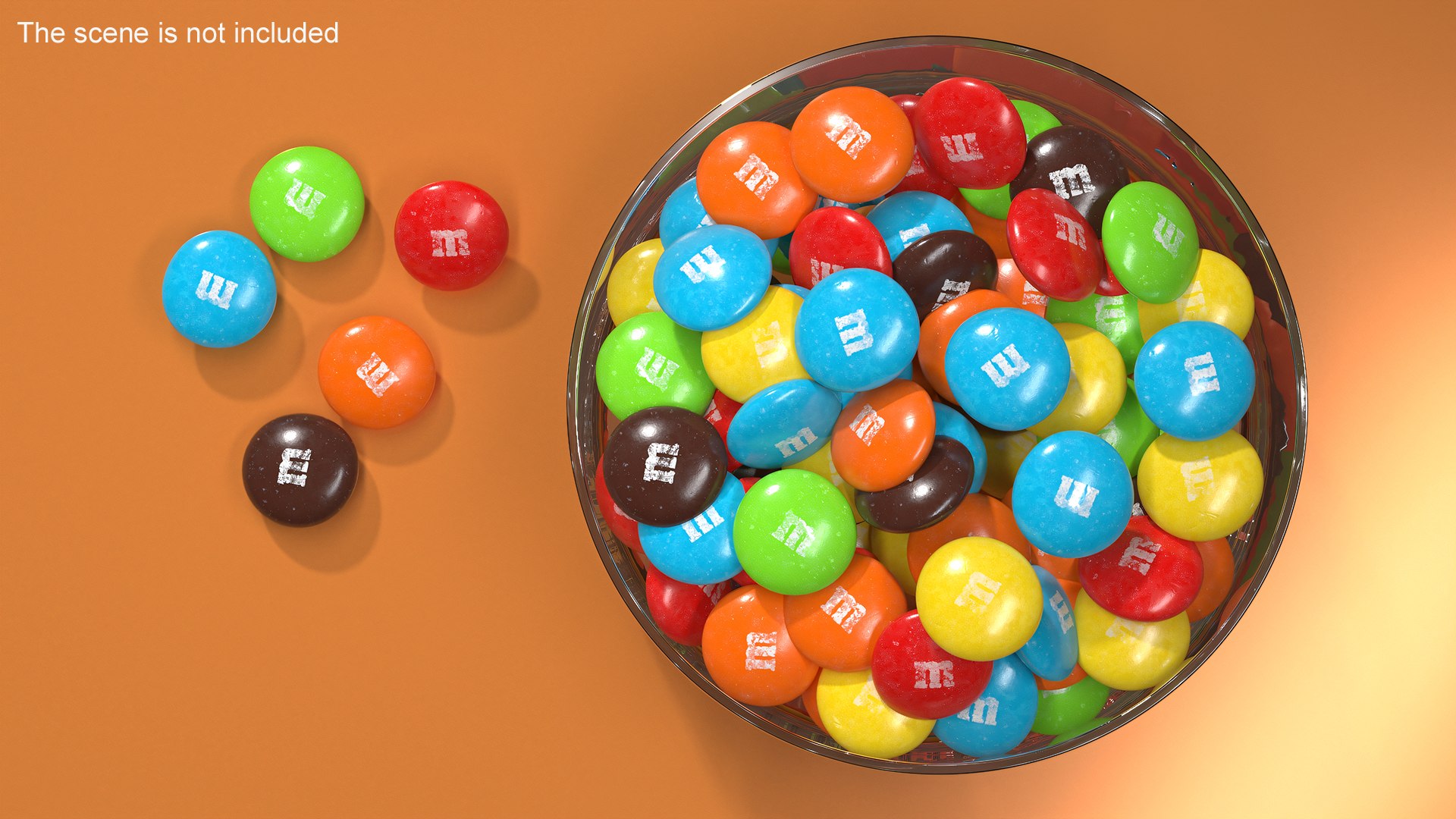 Multicolored M And Ms Candies 3D Model - TurboSquid 2269845